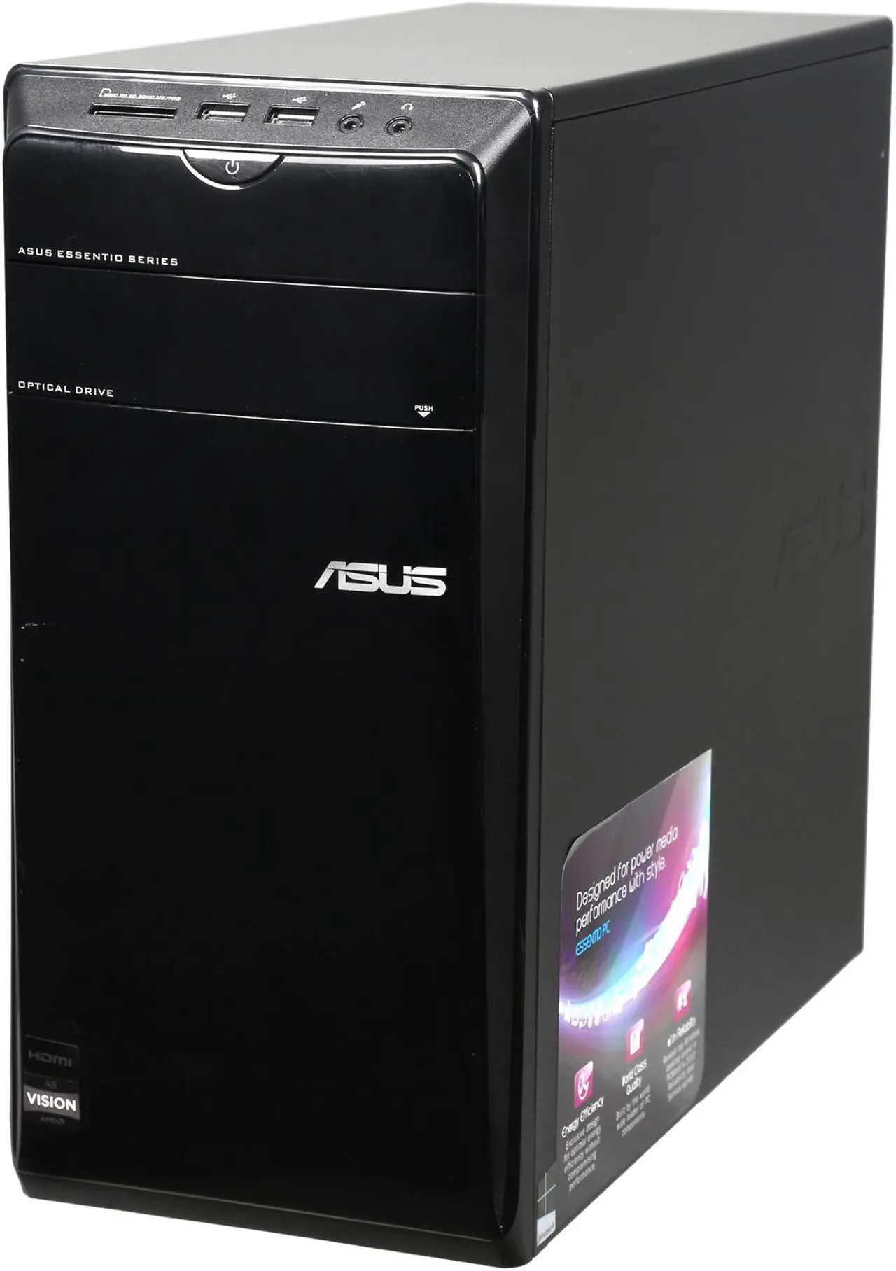 Refurbished: ASUS B Grade Desktop PC CM1745-US007S-B AMD A8-5500 8GB ...
