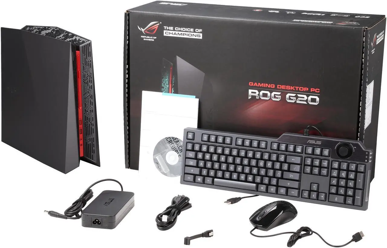 ASUS Desktop PC ROG G20AJ-US006S Intel Core i3-4150 8GB DDR3 1TB HDD NVIDIA GeForce GTX 745 4 GB ...