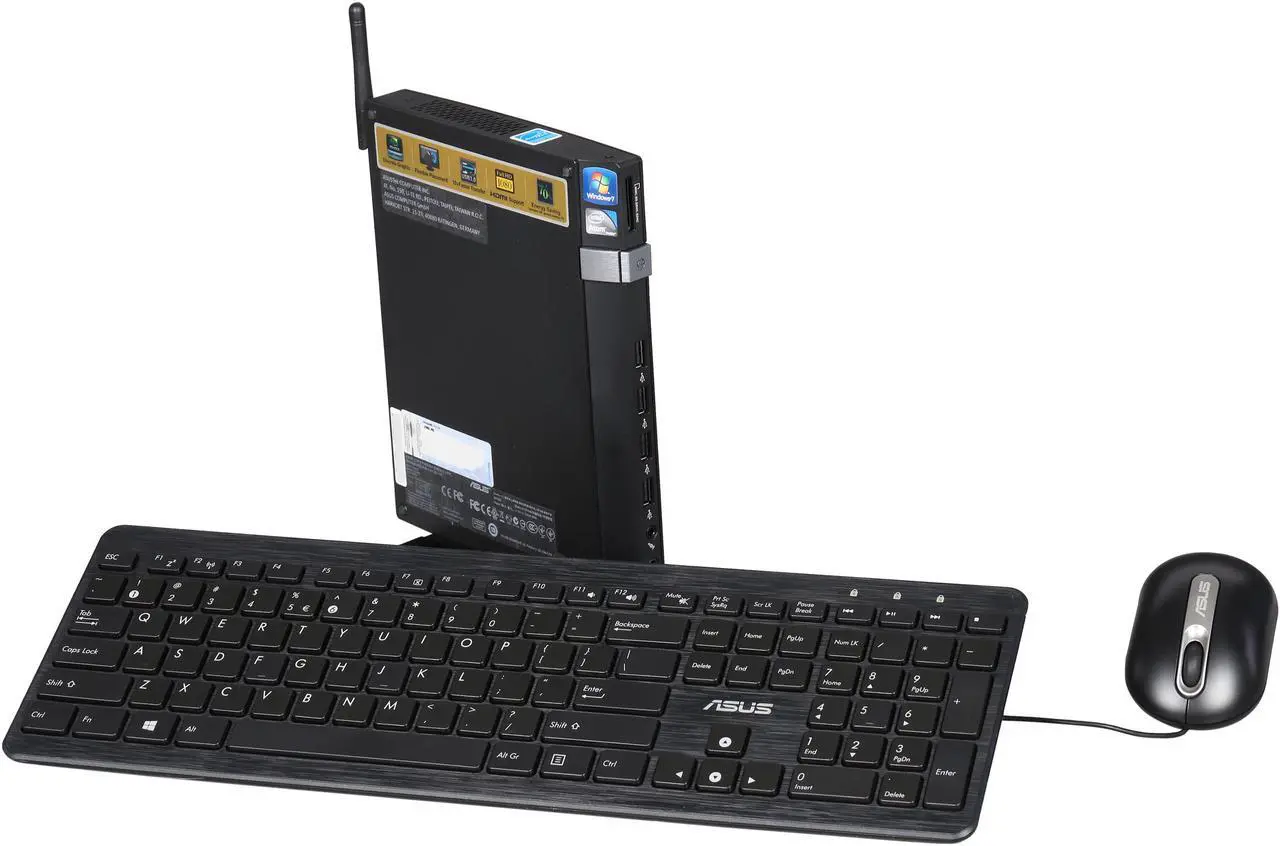 Refurbished: ASUS Desktop PC EB1033-B003G Intel Atom D2700 2 GB 320GB ...