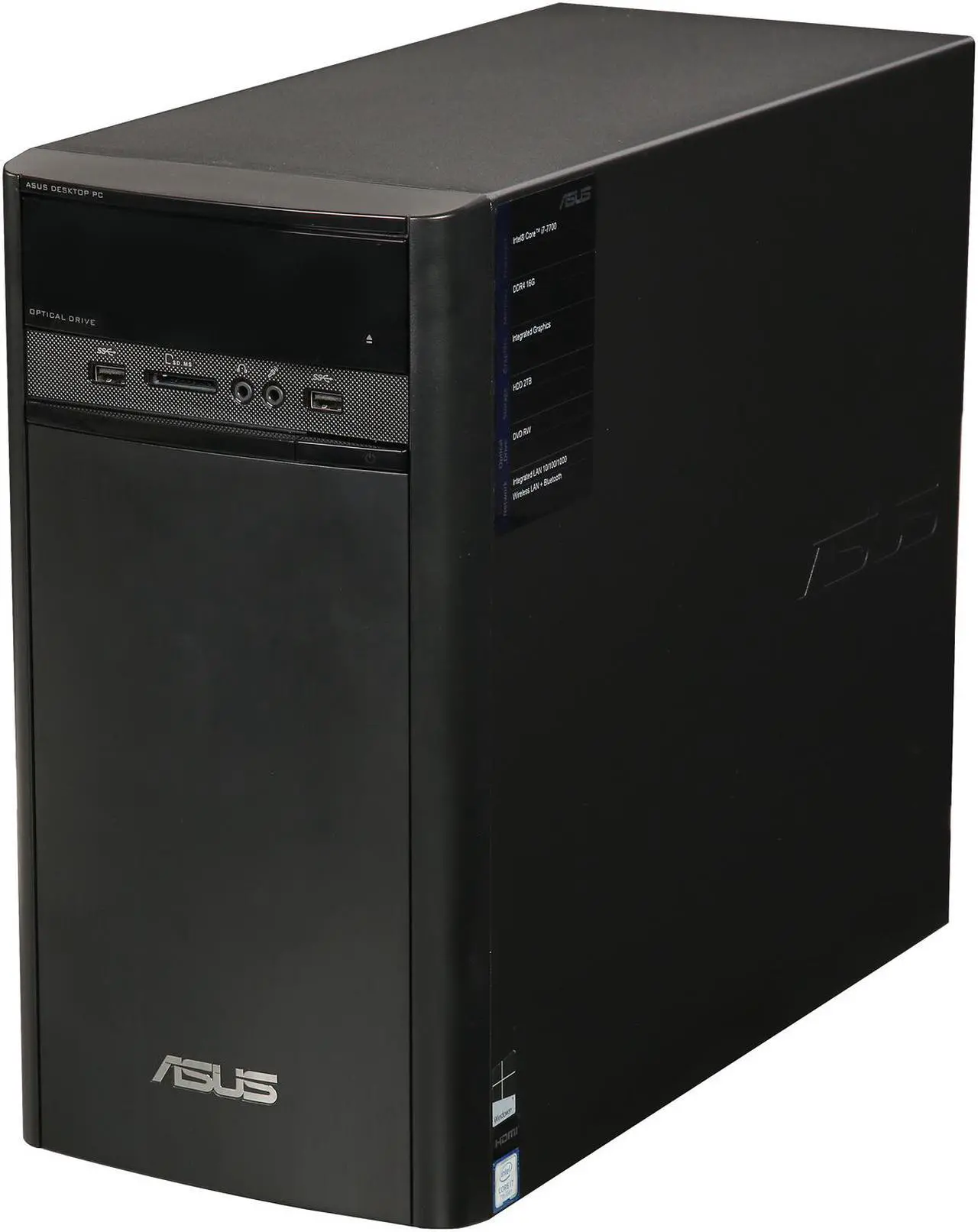 Refurbished: ASUS Desktop PC K31CD-DS71 Intel Core i7-7700 16GB DDR4 ...