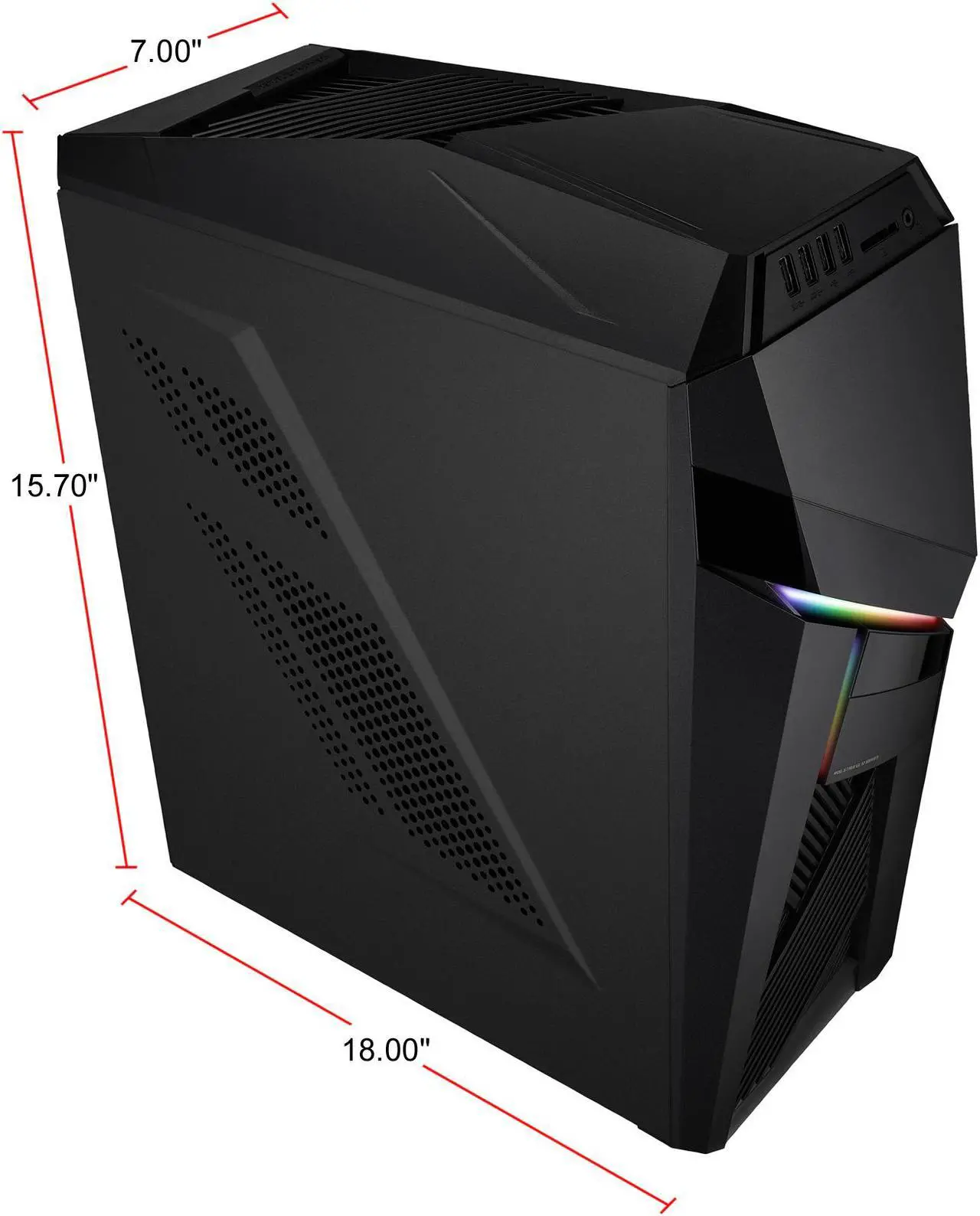 Open Box: ROG Strix GL12 Gaming Desktop, 9th Gen 8-core Intel Core i7 ...