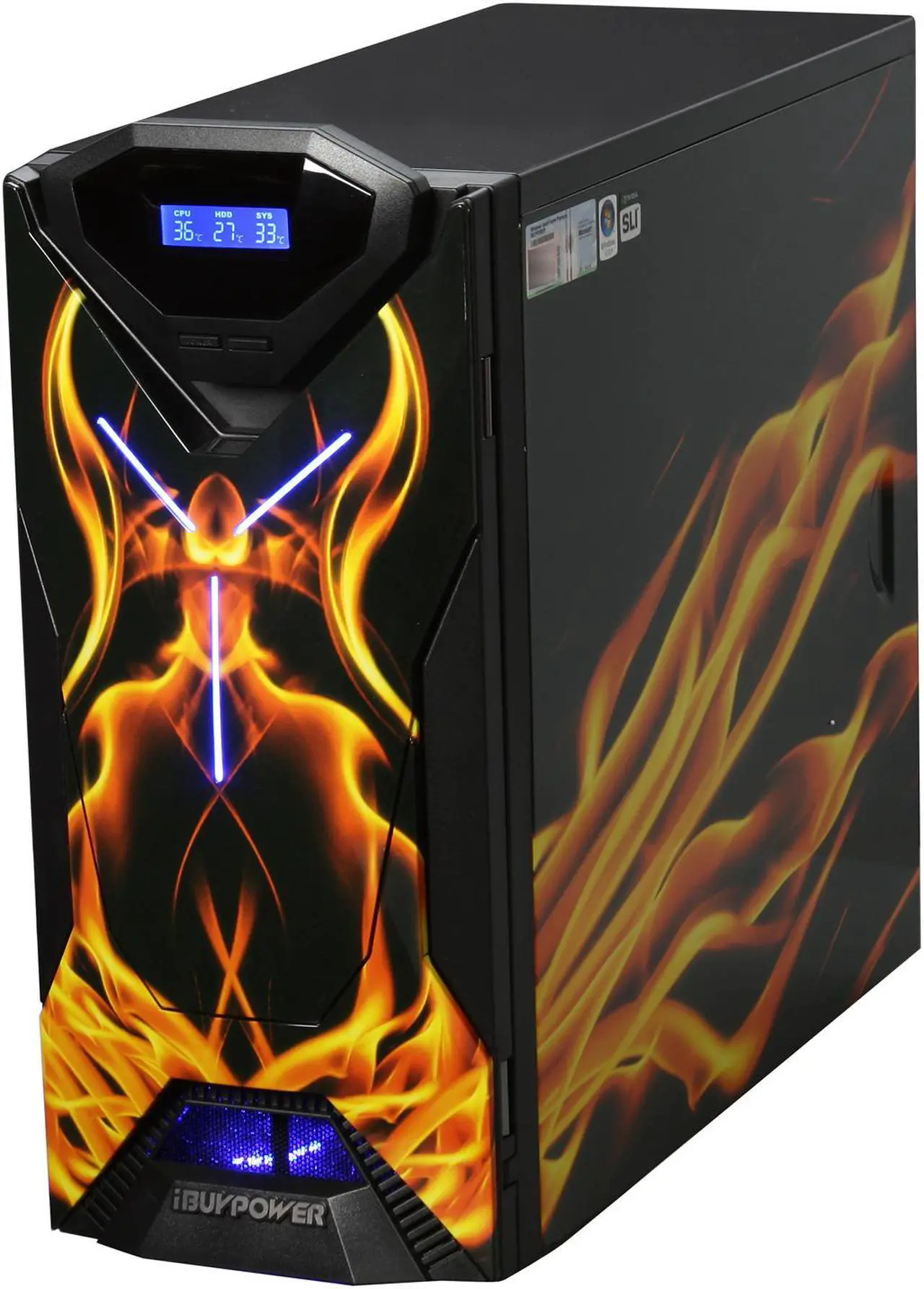 iBUYPOWER Desktop PC Chimera LX2 Intel Core i7-920 12GB DDR3 1TB HDD ...