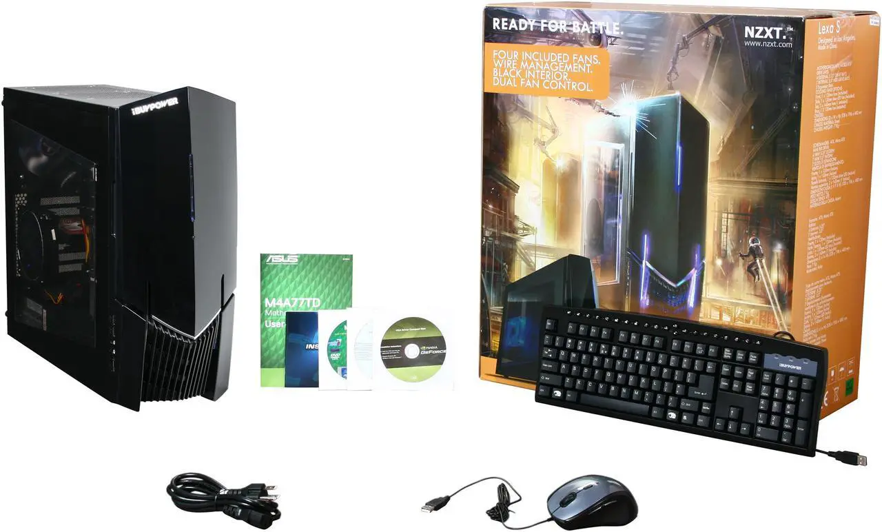 iBUYPOWER Desktop PC Gamer Extreme 514SLC AMD Phenom II X4 955 4GB DDR3 ...