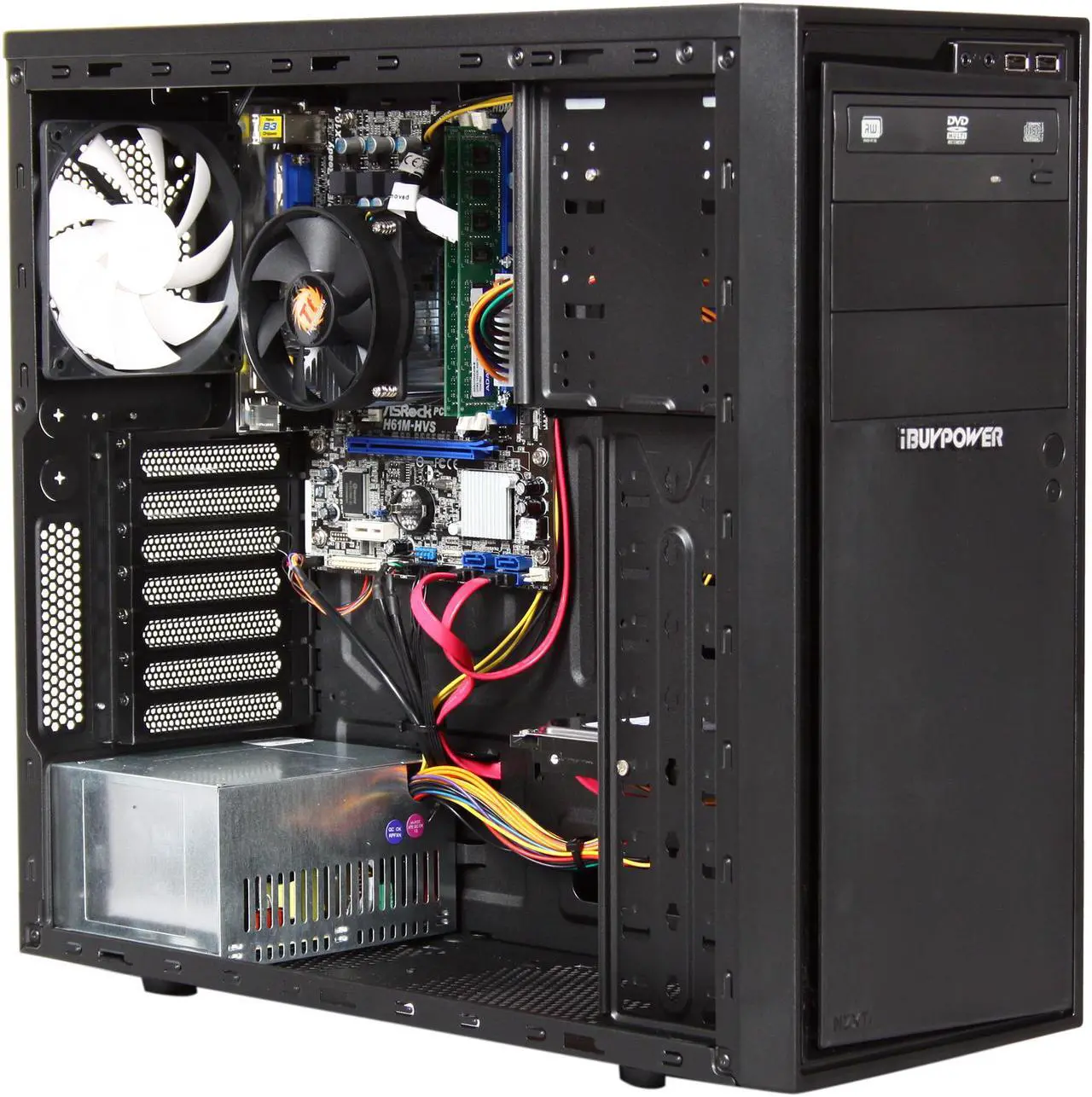 iBUYPOWER Desktop PC Gamer Power 913i Intel Core i3-2120 8GB DDR3 500GB ...