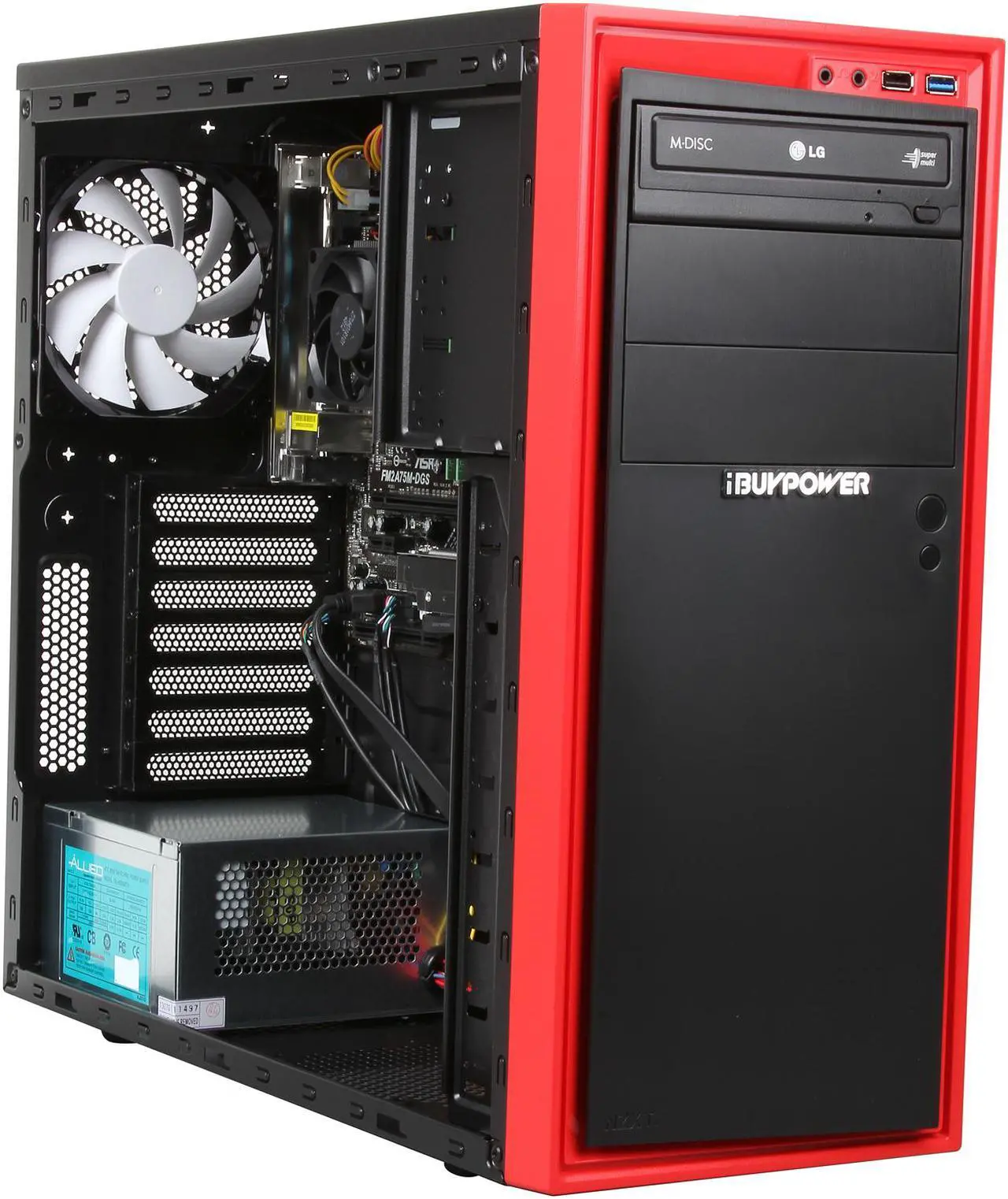 iBUYPOWER Desktop PC SOURCE SERIES NE631K AMD A10-6800K 8GB DDR3 1TB ...