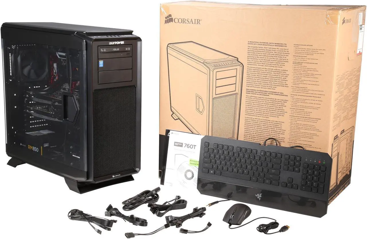 iBUYPOWER Desktop PC Extreme NE102AC Intel Core i7-5960X 32GB DDR4 1TB ...