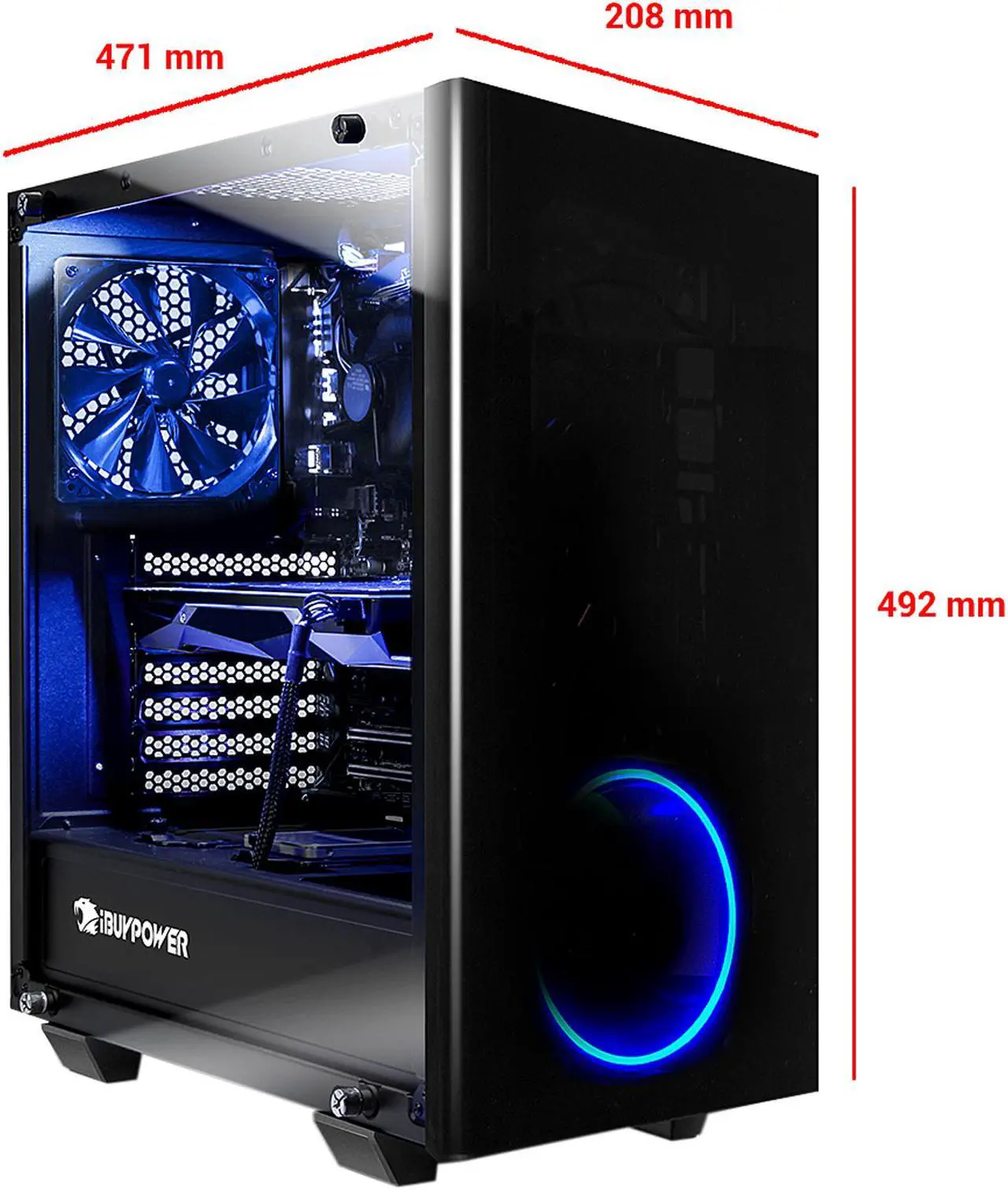 iBUYPOWER Desktop Computer View 21 029i Intel Core i7+ 8th Gen 8700 (3. ...