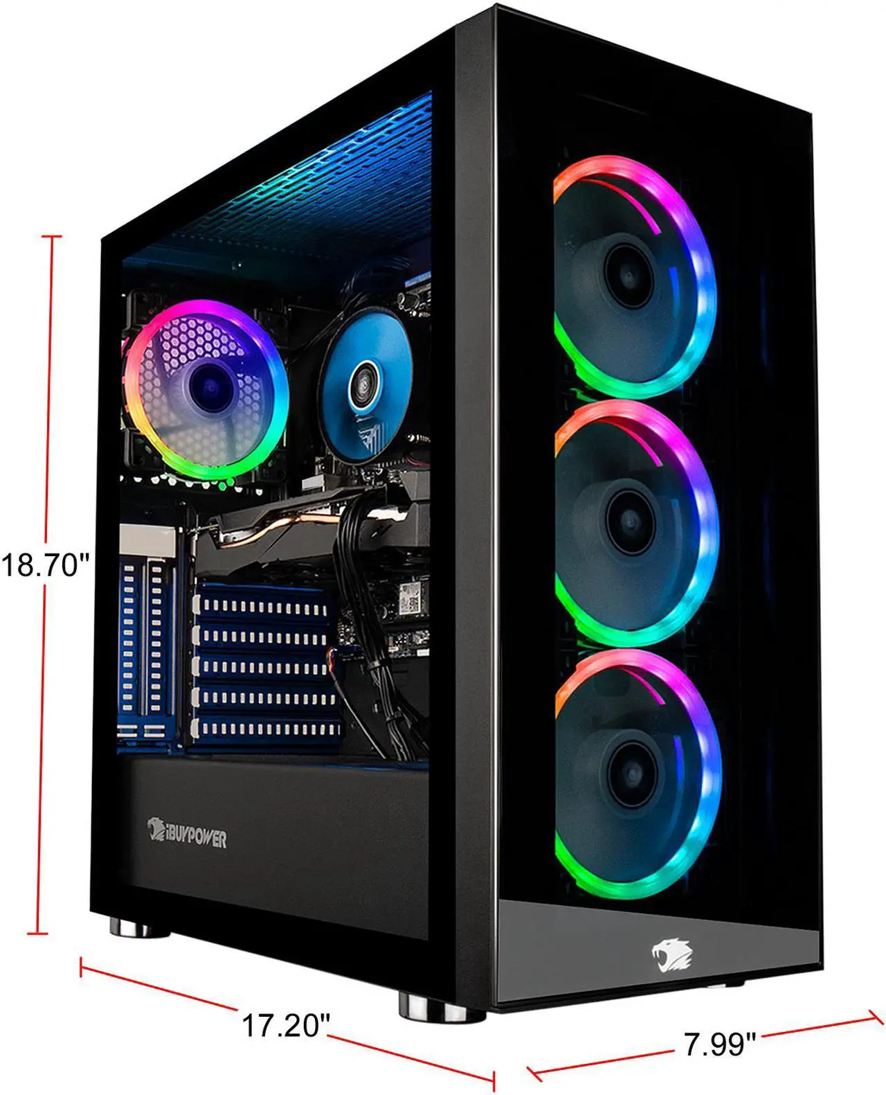 Open Box: iBUYPOWER Gaming Desktop EMR76S1A AMD Ryzen 7 3700X 16GB DDR4 ...