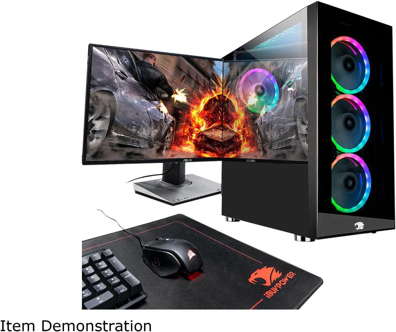 Open Box: iBUYPOWER Gaming Desktop Element MR 9700V2 AMD Ryzen 3 3100 ...