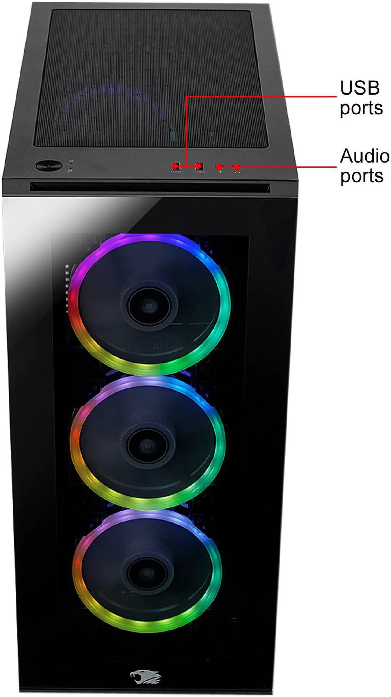 Open Box: iBUYPOWER Gaming Desktop Element MR 9700V2 AMD Ryzen 3 3100 ...