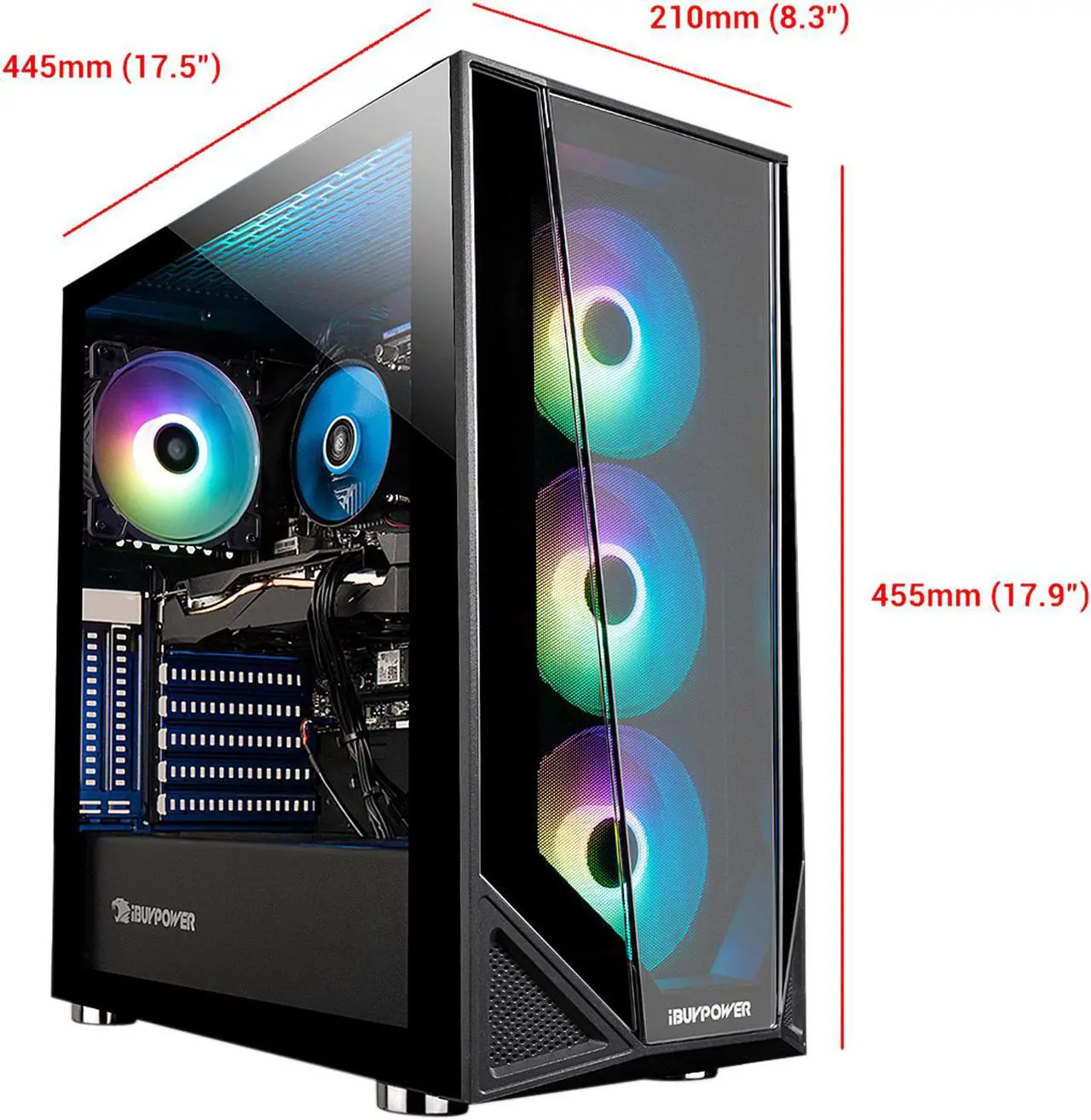 iBUYPOWER Gaming Desktop Trace4MR179A AMD Ryzen 7 3700X 16GB DDR4 1TB ...