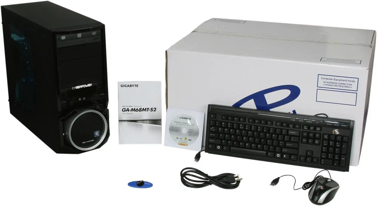 CyberpowerPC Desktop PC Gamer Ultra 2114 AMD FX-Series FX-4100 4GB DDR3 ...