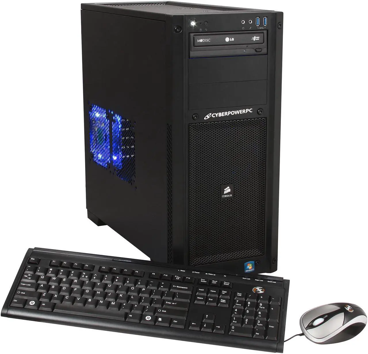 CyberpowerPC Desktop PC Gamer FTW 2005 Intel Core i7-3820 8GB DDR3 1TB ...