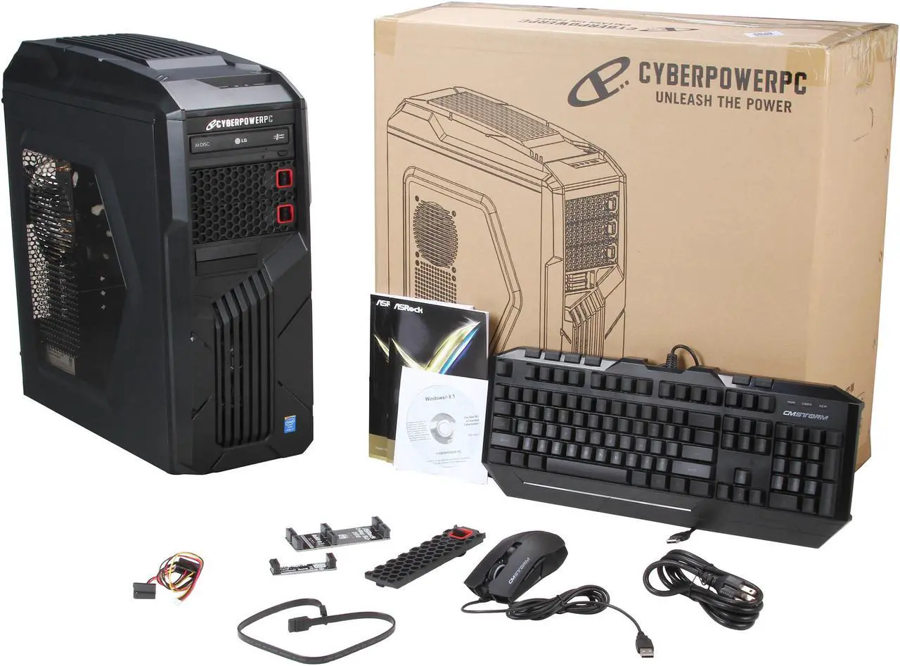 CyberpowerPC Desktop PC Gamer Xtreme 1396 Intel Core i7-5820K 16GB DDR4 ...