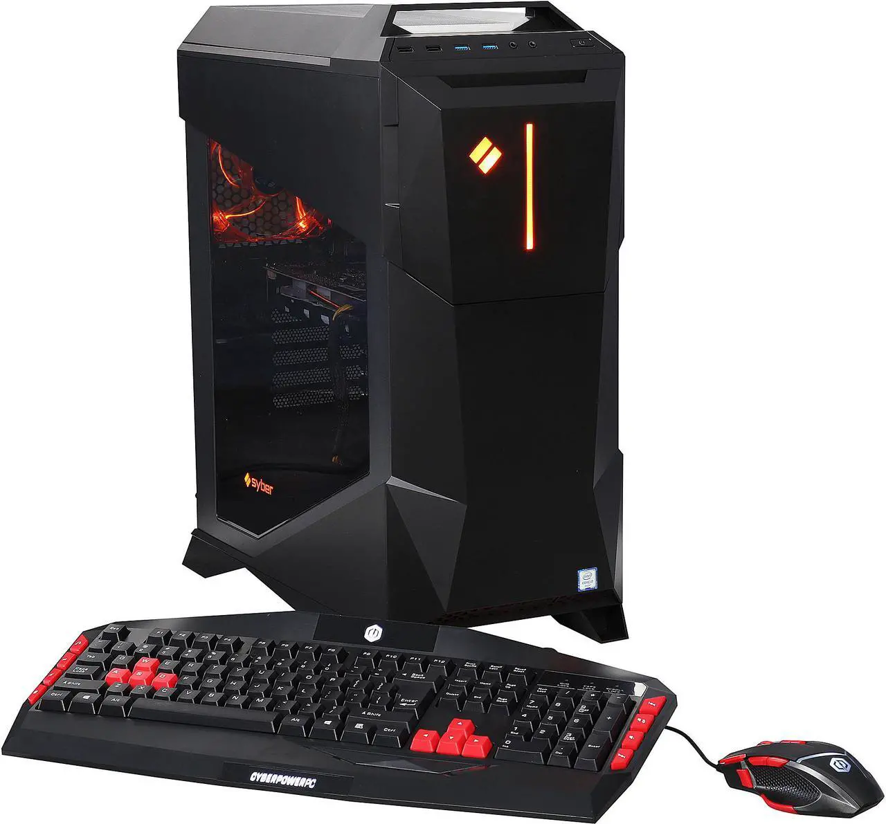 CyberpowerPC Desktop Computer SYBER M VR350 Intel Core i7-6700K 8GB ...