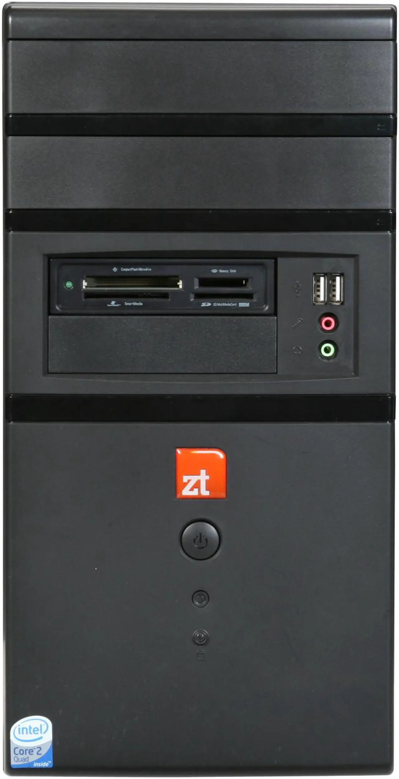 ZT Desktop PC Affinity 7303Mi-40 Intel Core 2 Quad Q8200 4GB DDR2 320GB ...