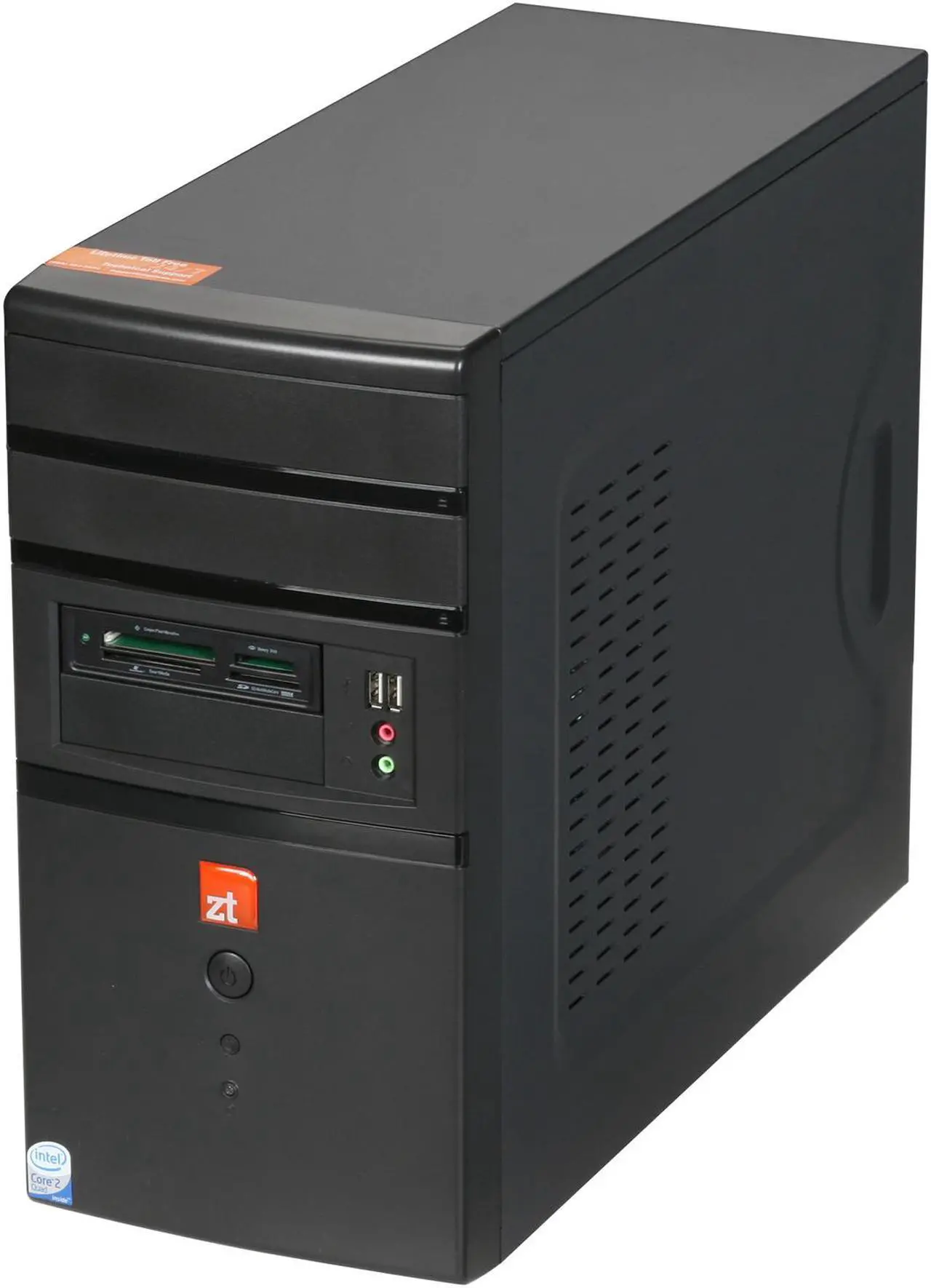 ZT Desktop PC Affinity 7303Mi-40 Intel Core 2 Quad Q8200 4GB DDR2 320GB ...