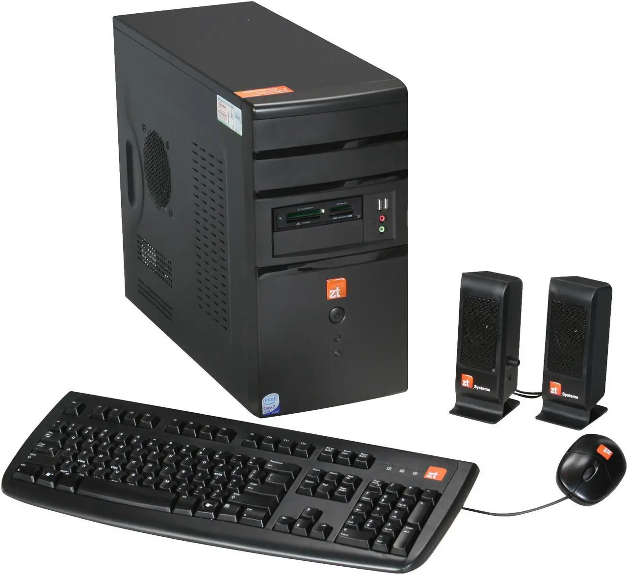ZT Desktop PC Affinity 7304Mi-37 Intel Core 2 Quad Q9300 4GB DDR2 500GB ...