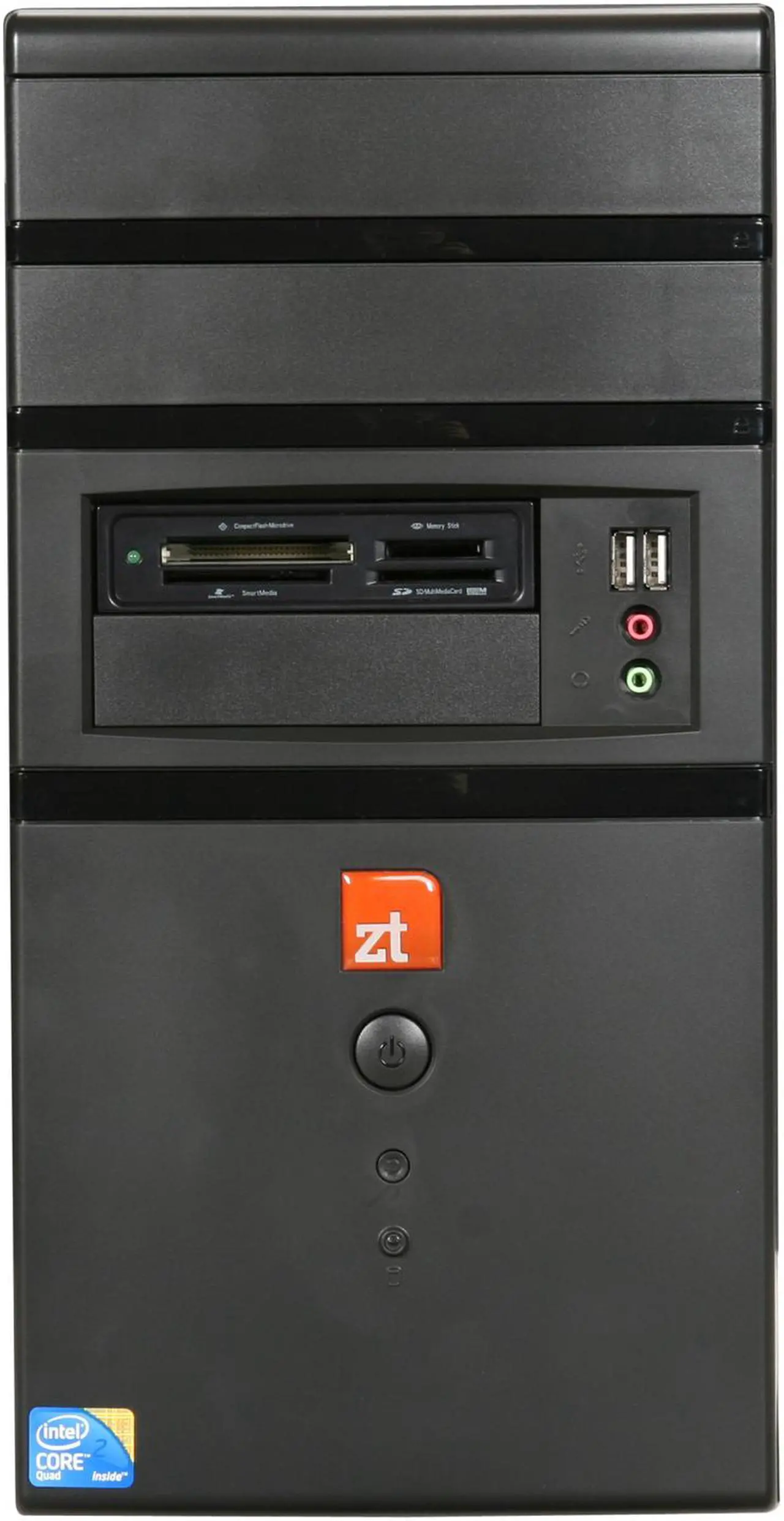 ZT Desktop PC Affinity 7345Mi-37 Intel Core 2 Quad Q9300 4GB DDR2 500GB ...