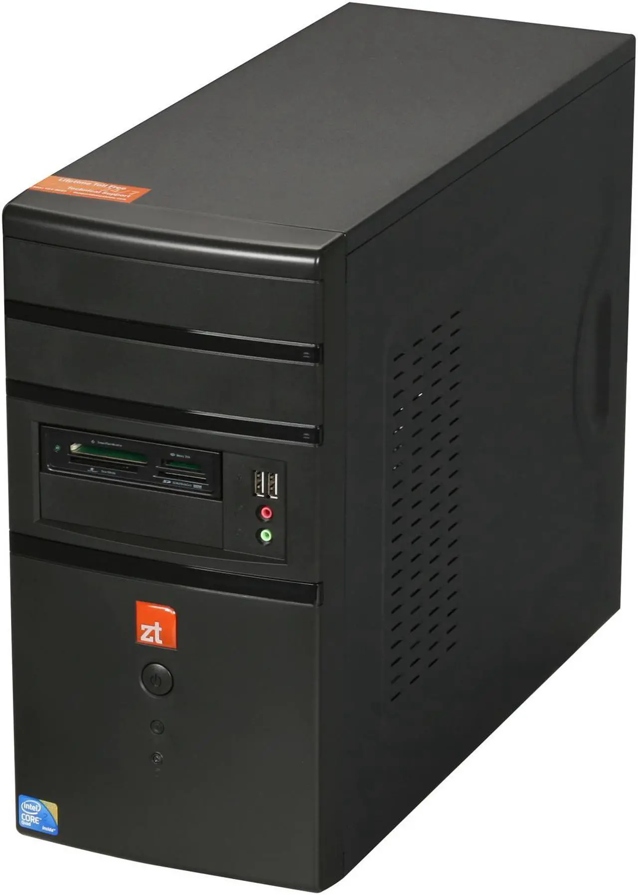 ZT Desktop PC Affinity 7345Mi-37 Intel Core 2 Quad Q9300 4GB DDR2 500GB ...