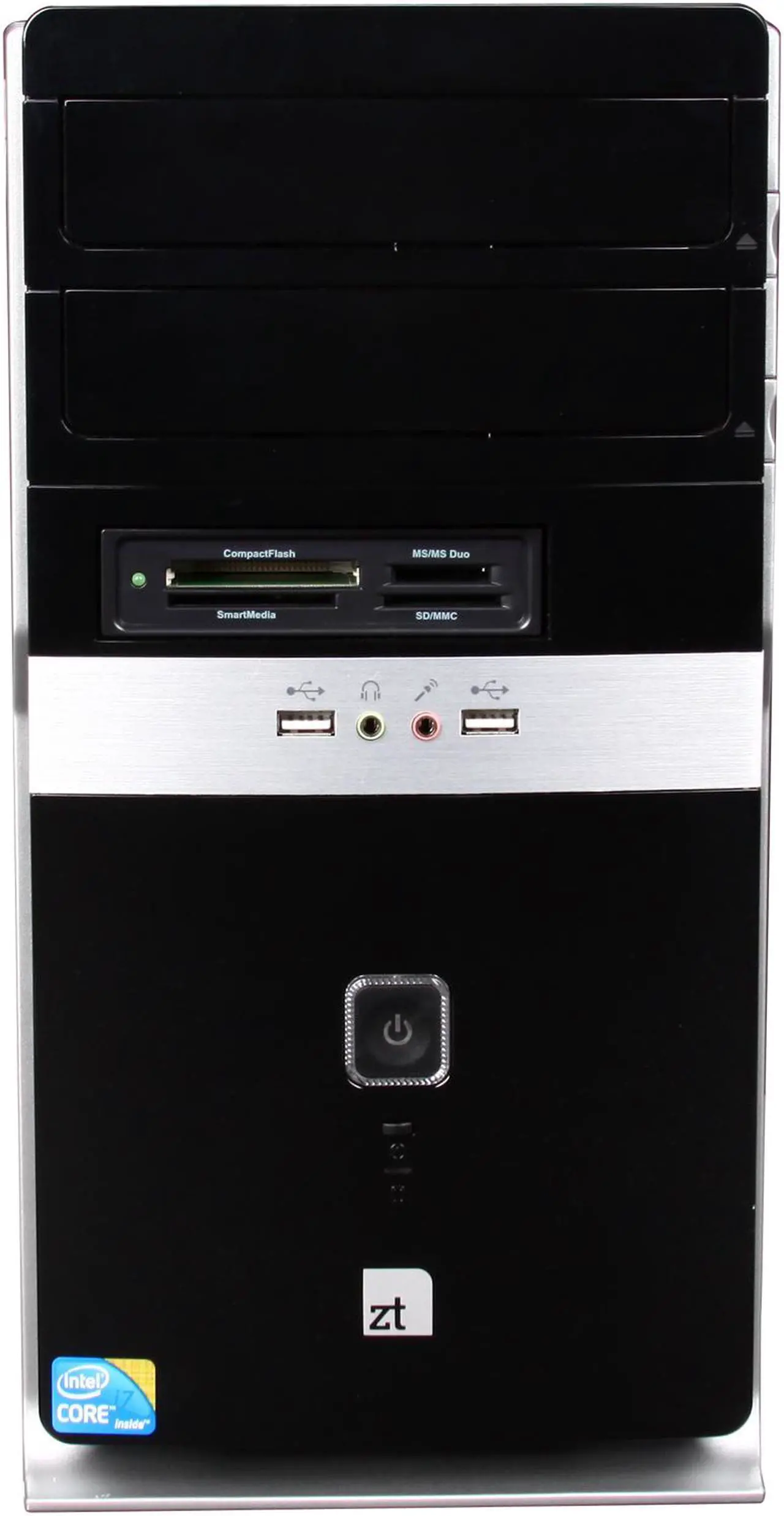 ZT Desktop PC Affinity 7521Mi Intel Core i7-870 8GB DDR3 500GB HDD ...