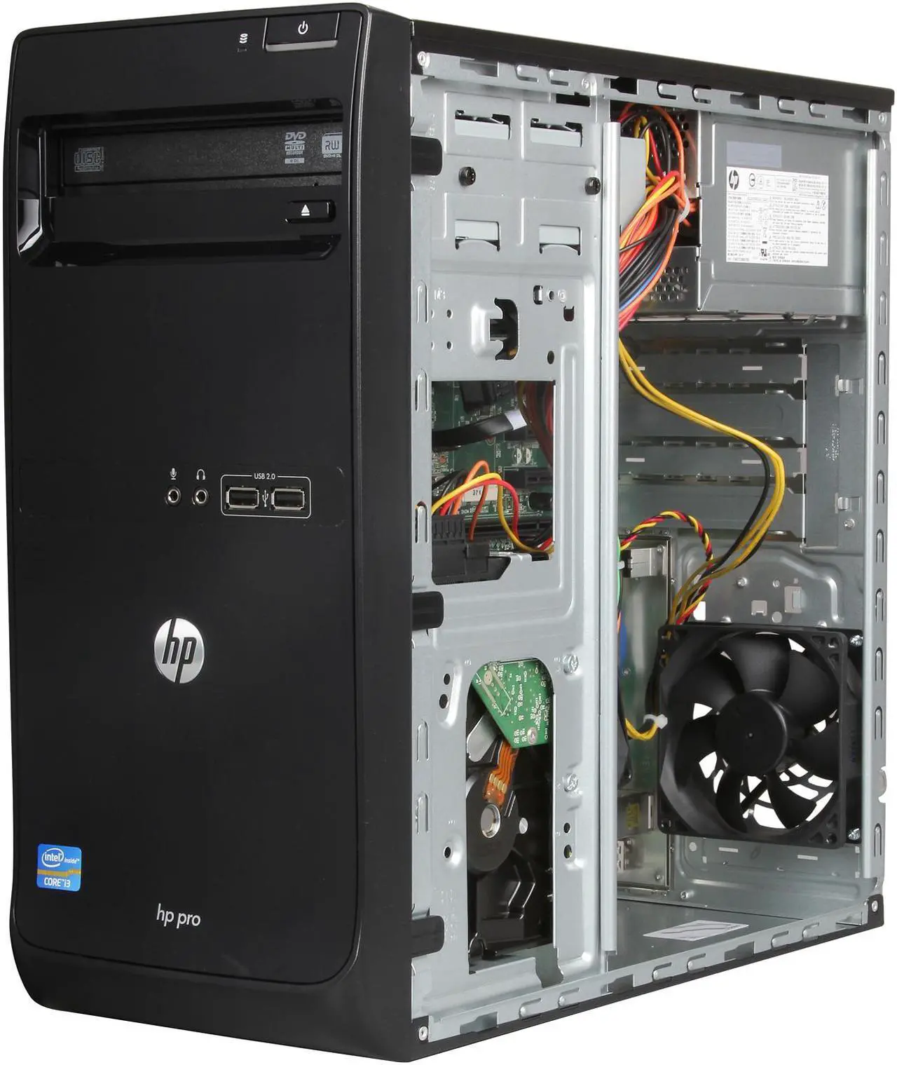 HP Desktop PC Pro 3500 E3T56UT#ABA Intel Core i3-3240 4GB DDR3 500GB ...