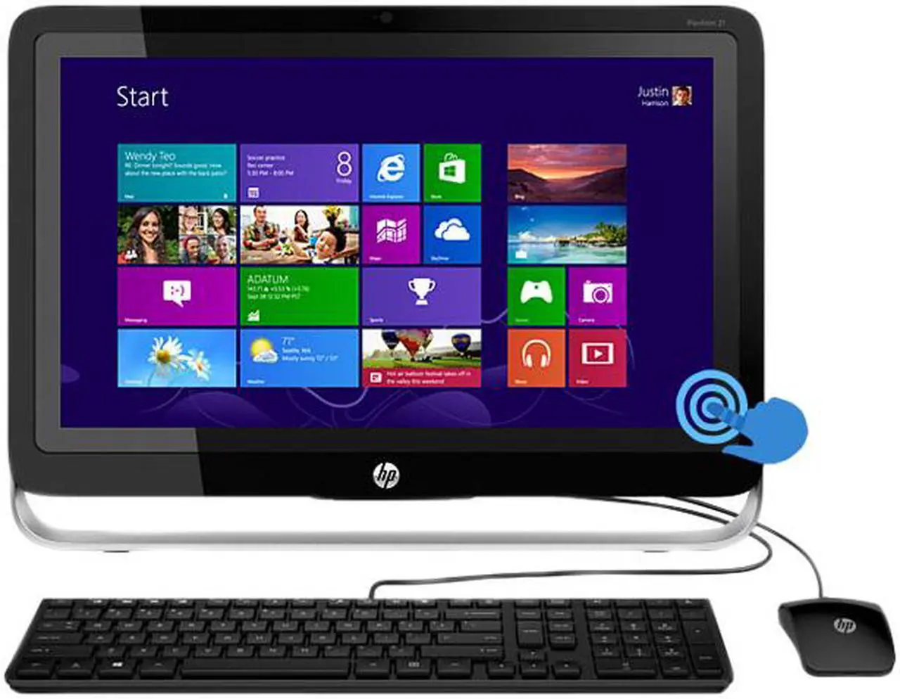 HP Pavilion TouchSmart Desktop PC A-Series Standard Memory 4 GB Memory ...