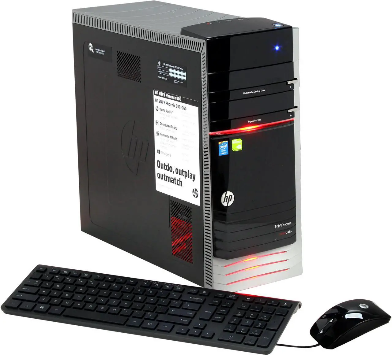 HP Desktop PC Pavilion HPE Phoenix 800-060 (H5P88AA#ABA) Intel Core i7 ...