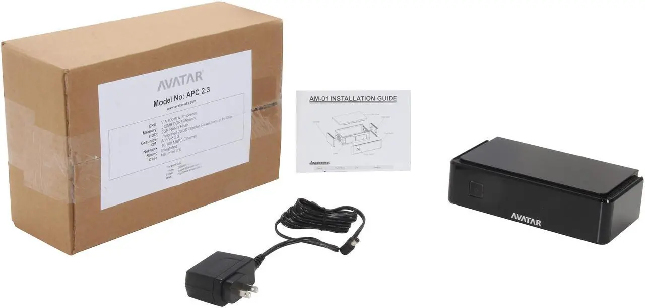 Avatar Desktop PC APC 2.3 800MHz 512MB DDR3 2GB NAND Flash HDD Andriod ...