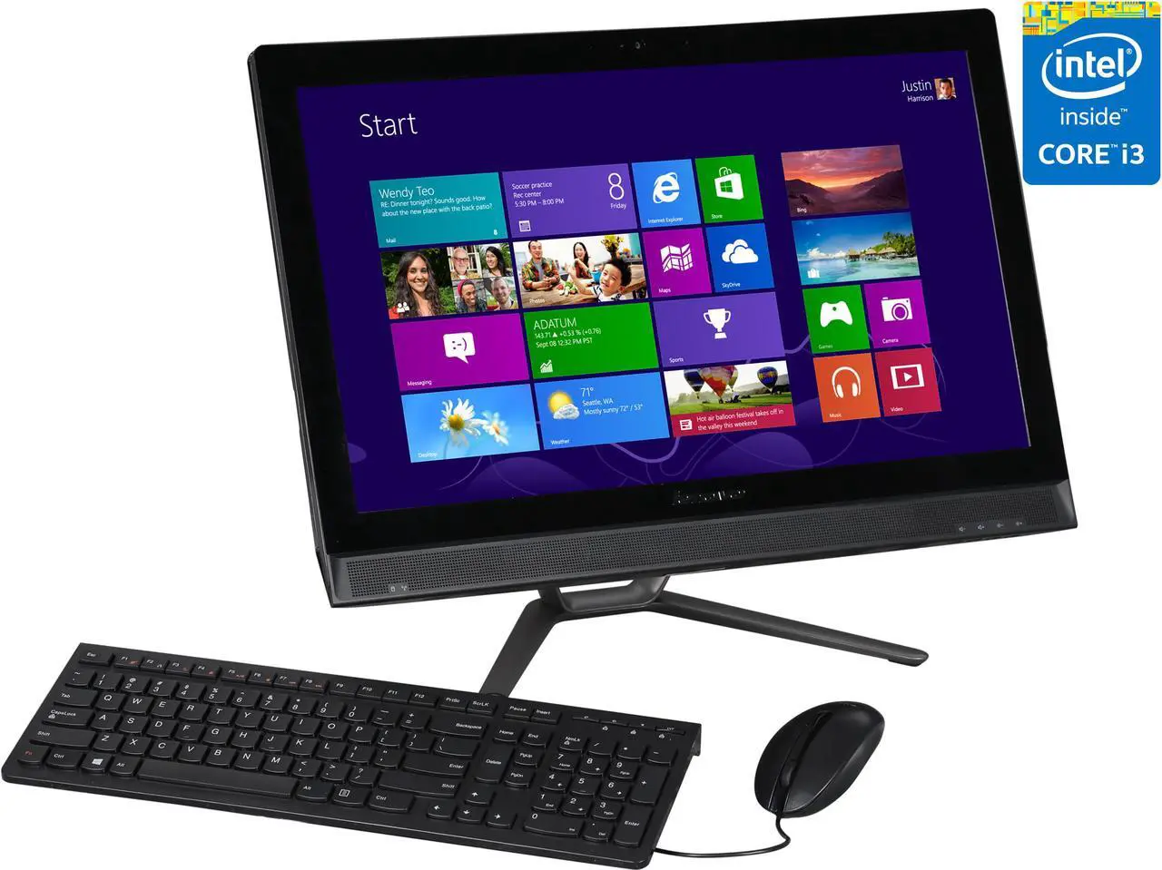 Lenovo All-in-One PC C560 (57330350) Intel Core i3-4160T 6GB DDR3 1TB ...