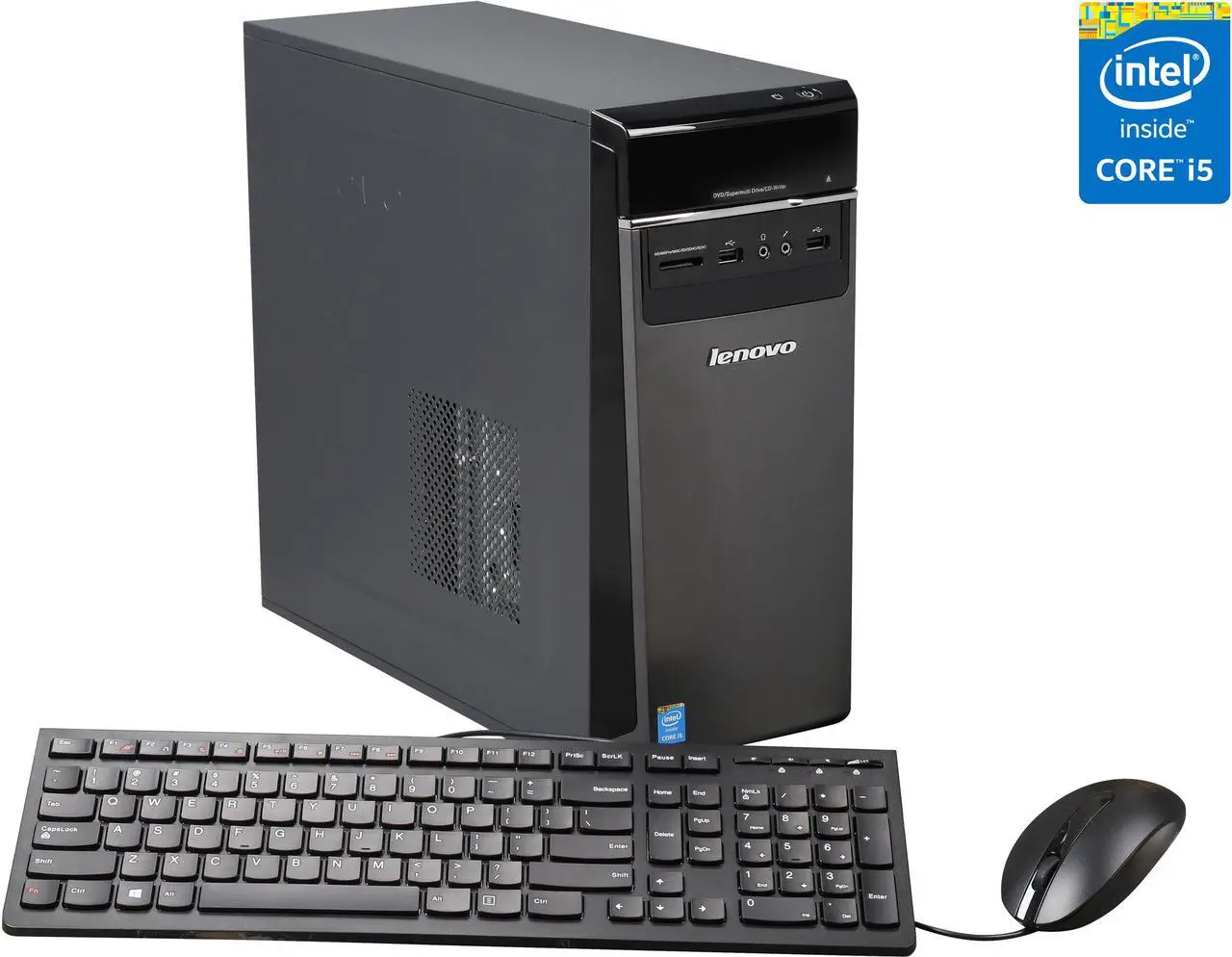 Lenovo Desktop PC H50-50 (90B7003JUS) Intel Core i5-4460 8GB DDR3 1TB ...