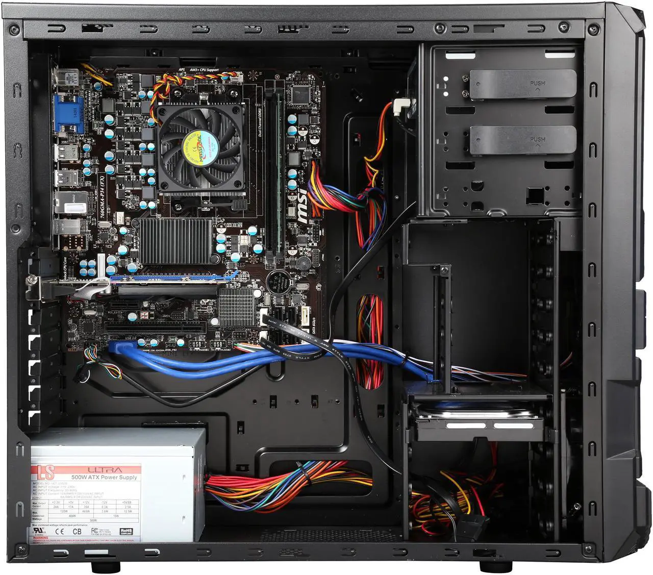 CybertronPC Desktop PC Borg-Q (TGM4213A) AMD FX-Series FX-4130 8GB DDR3 ...