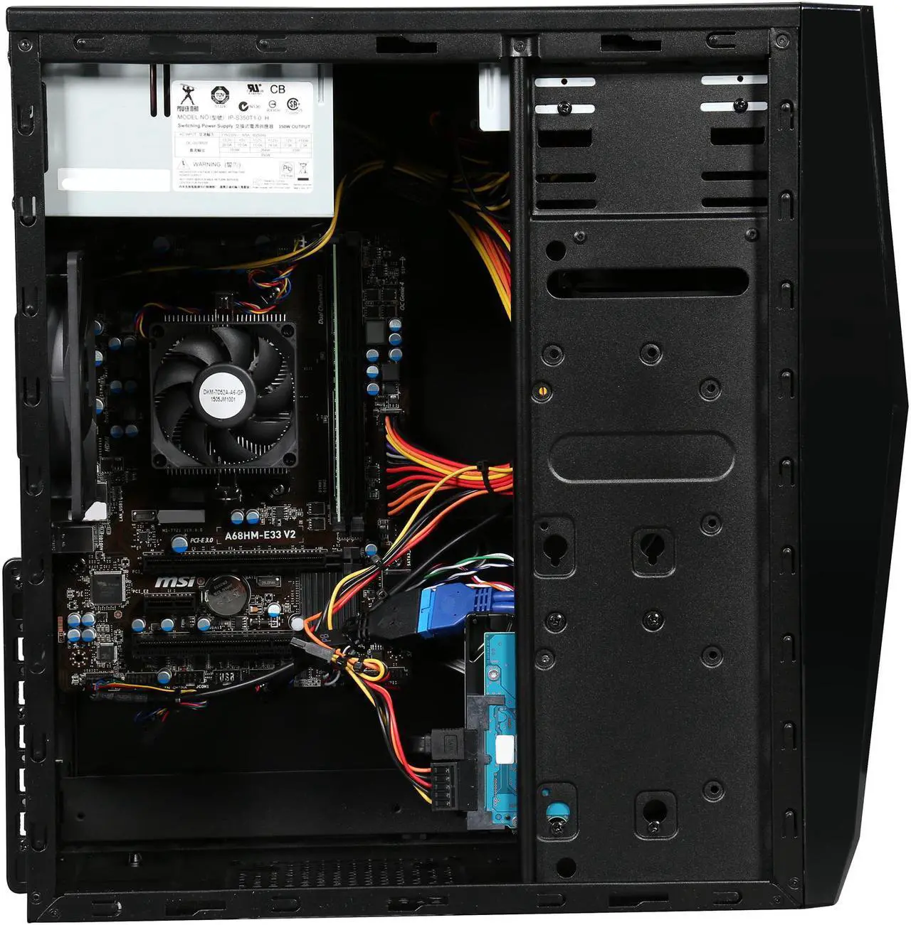 Open Box: CybertronPC Desktop PC Trooper-X68 (Black) AMD A4-6300 4GB ...