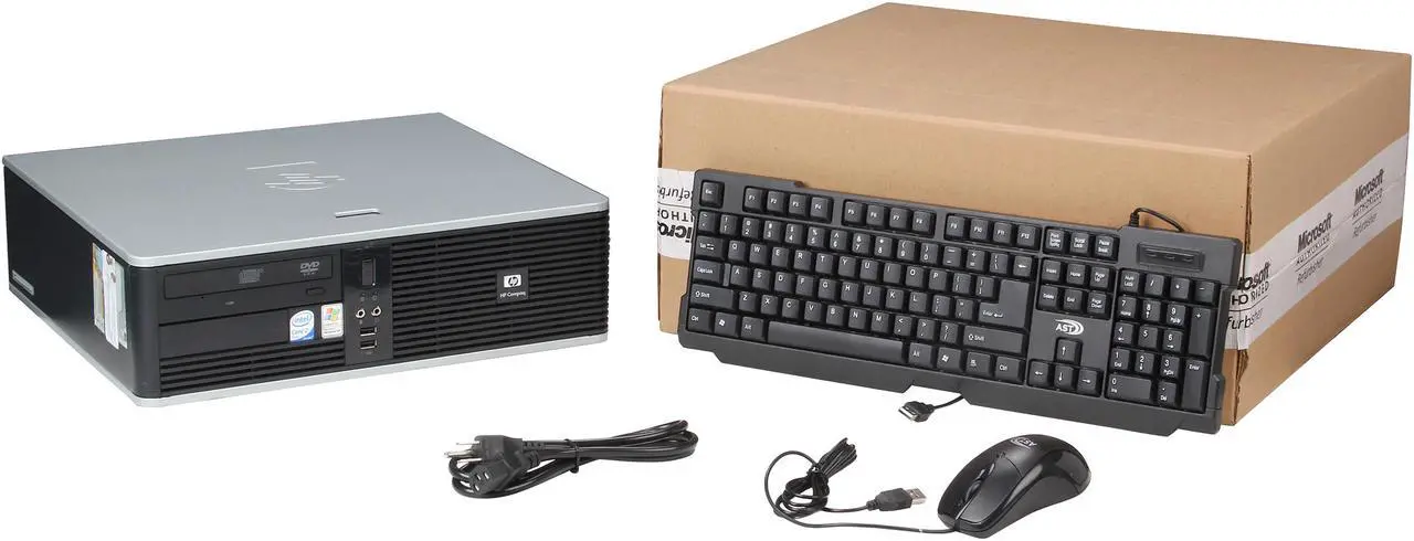 Refurbished: HP Compaq Desktop PC DC5700 Intel Core 2 Duo E6300 2GB ...