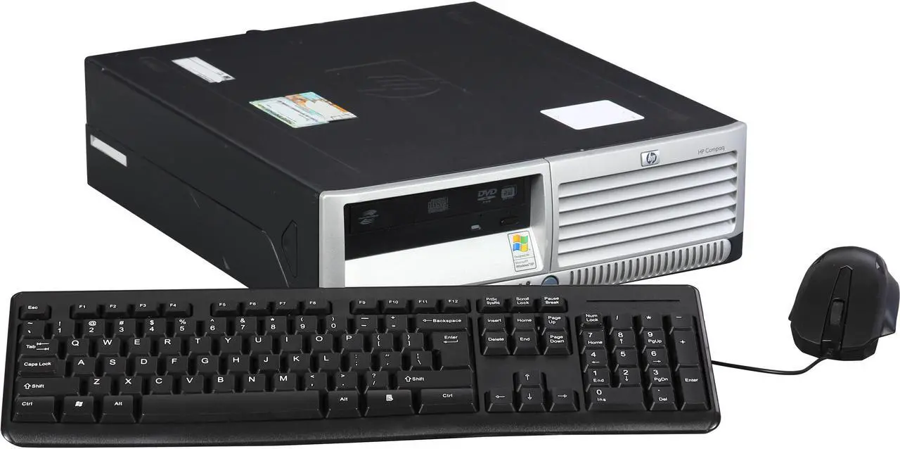 Refurbished: HP DC7100 [Microsoft Authorized Recertified] Small Form ...
