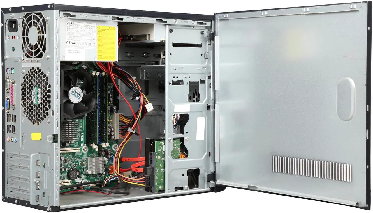 Refurbished: HP DX7400 Mid Tower Desktop PC with Intel Core 2 Duo 2 ...