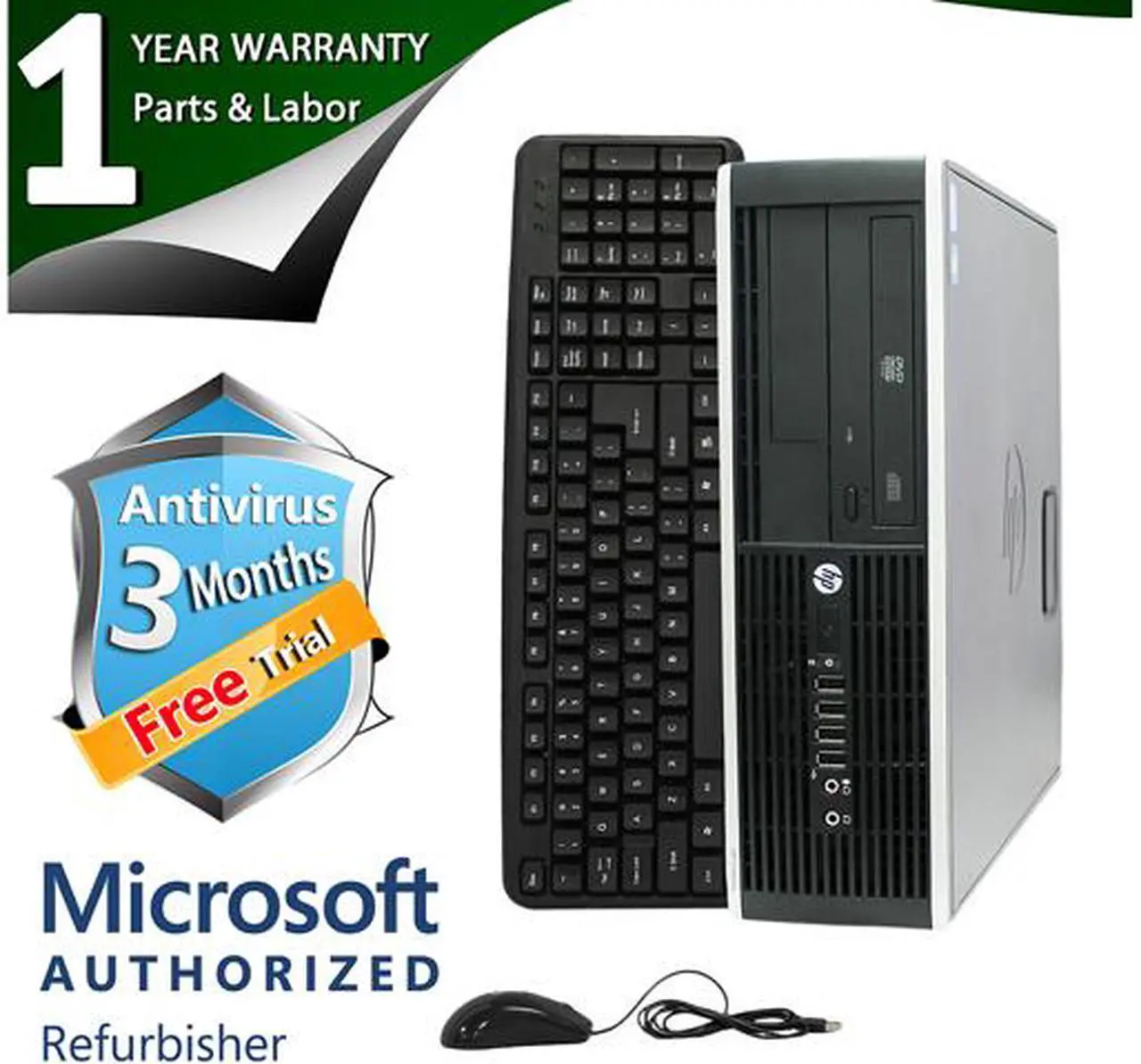 Refurbished: HP Desktop Computer Elite 8300 Intel Core i3-3220 8GB DDR3 ...
