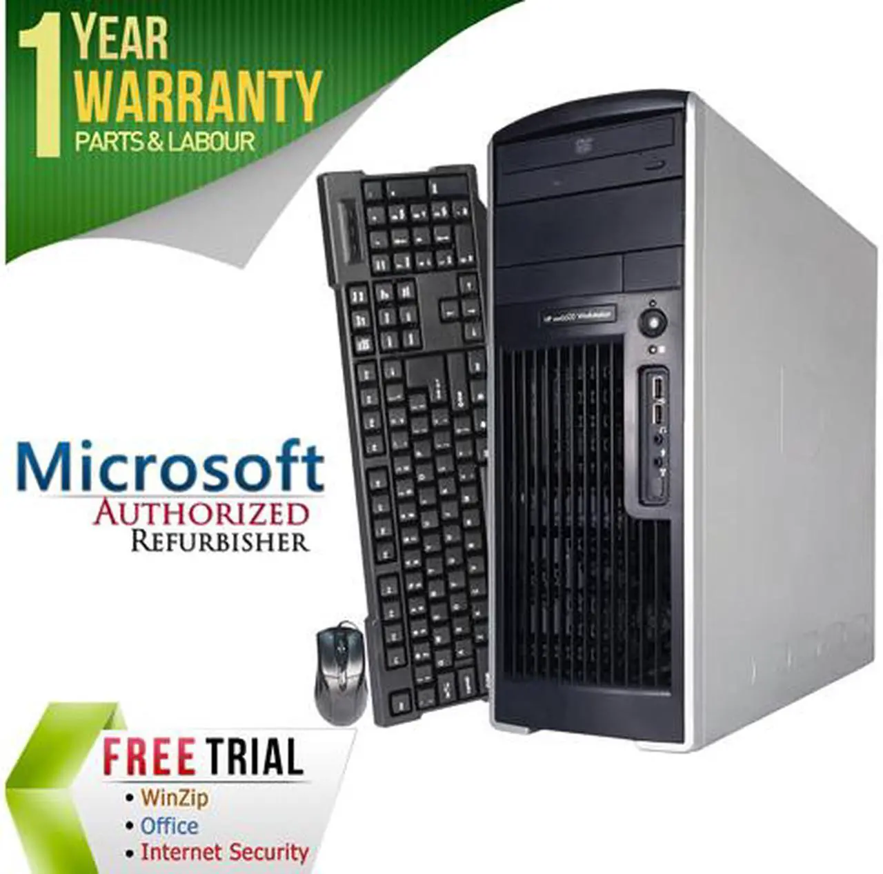 Refurbished: HP Desktop Computer XW6600 2.33GHz 4GB DDR2 250GB HDD ...