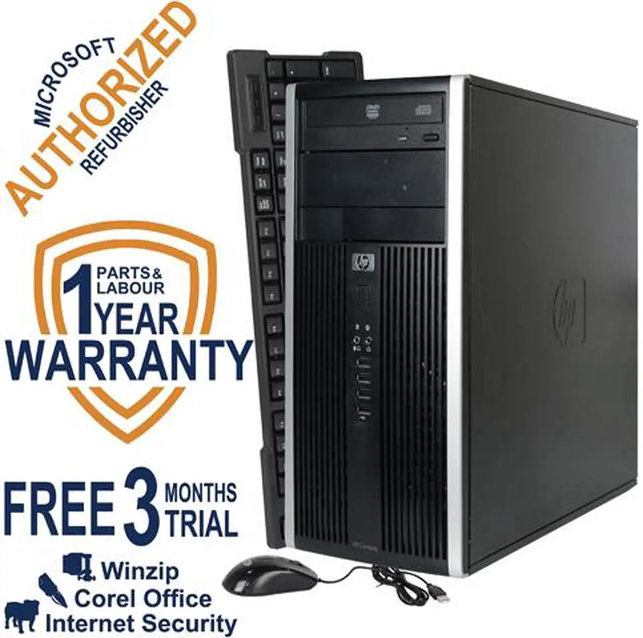 Refurbished: HP Desktop Computer 6005 PRO AMD Athlon II X2 215 4GB DDR3 ...