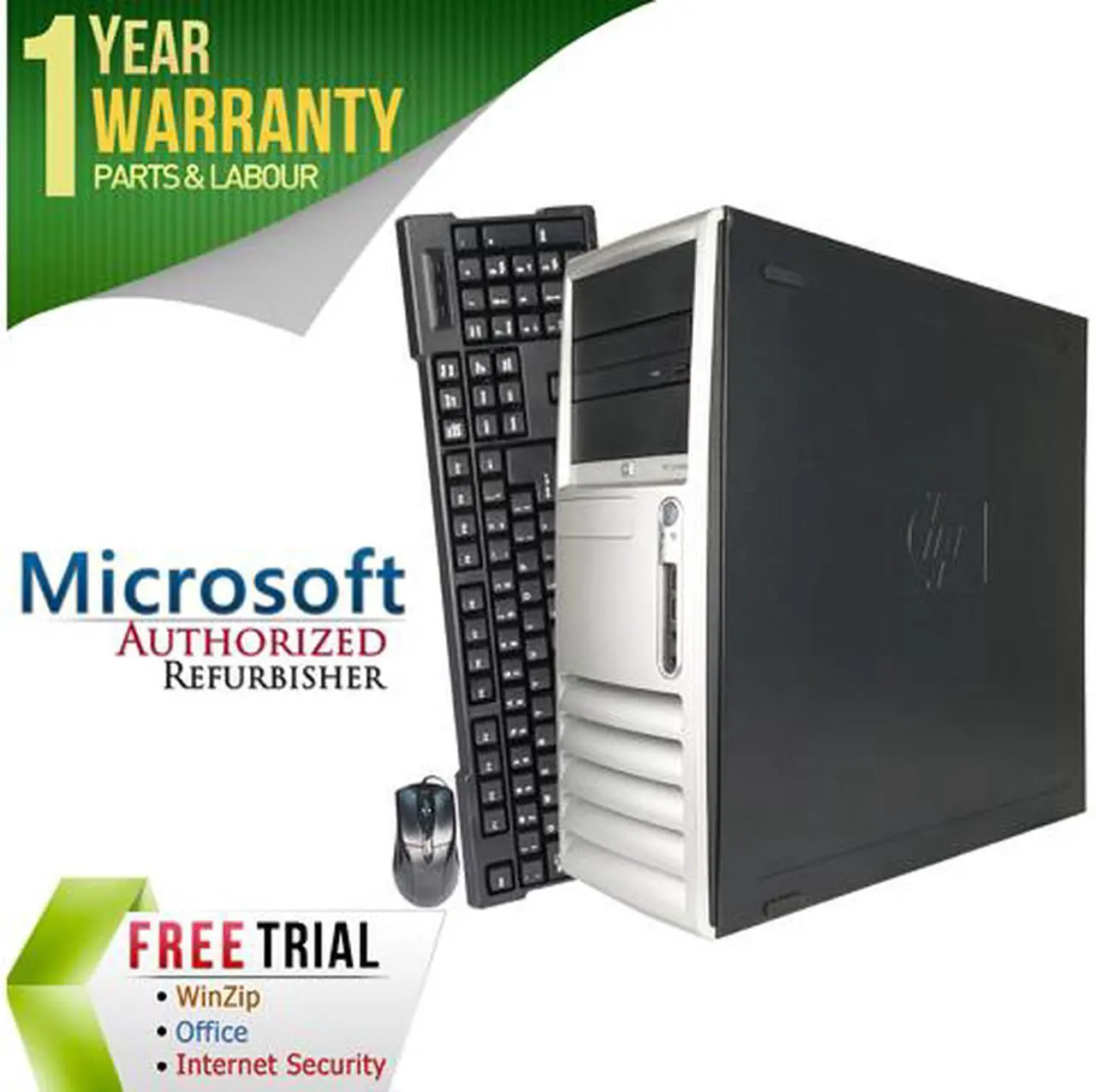 Refurbished: HP Desktop Computer DC7600 3.00GHz 2GB DDR 80GB HDD ...