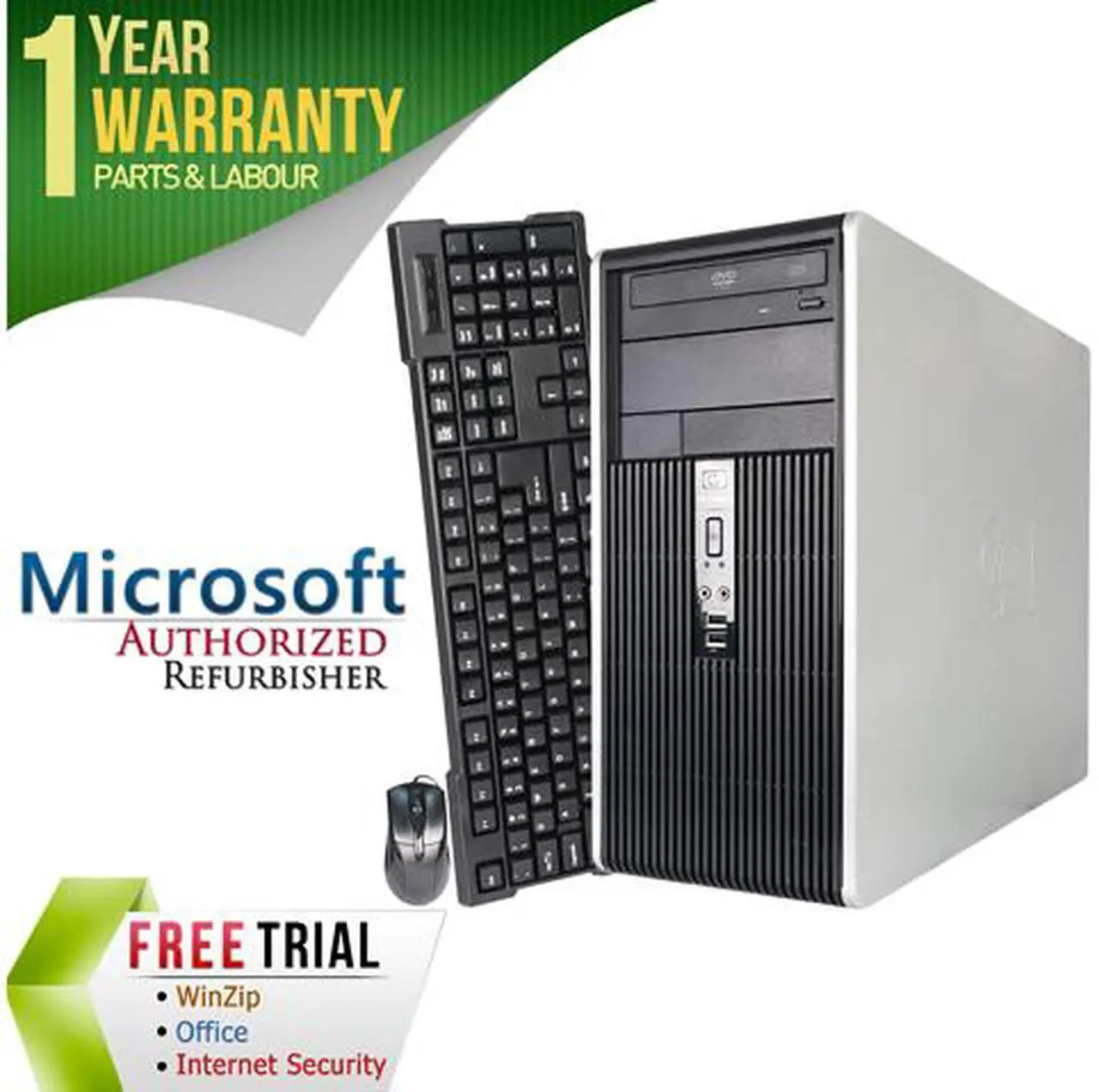 Refurbished: HP Desktop Computer DC5700 Intel Pentium E2160 2GB DDR2 ...