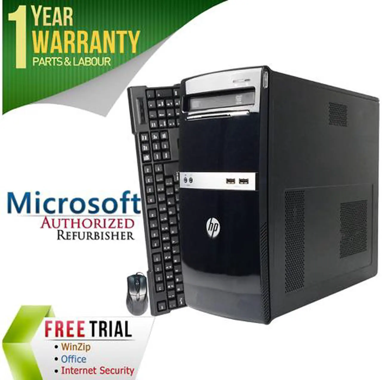 Refurbished: HP Desktop Computer 505B AMD Athlon II X2 255 8GB DDR3 2TB ...