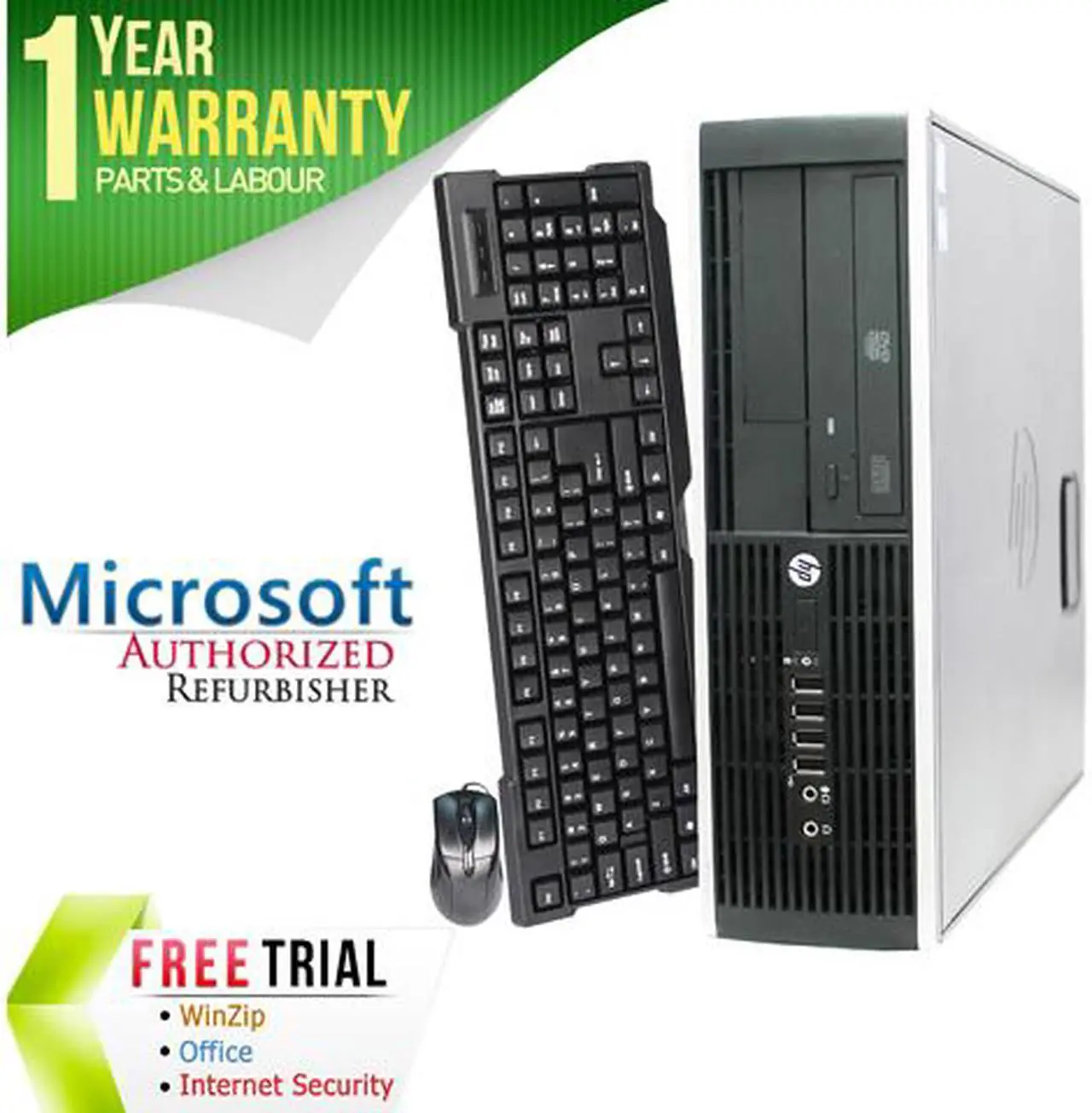 Refurbished: HP Desktop Computer 6300 PRO Intel Core i3-2100 8GB DDR3 ...