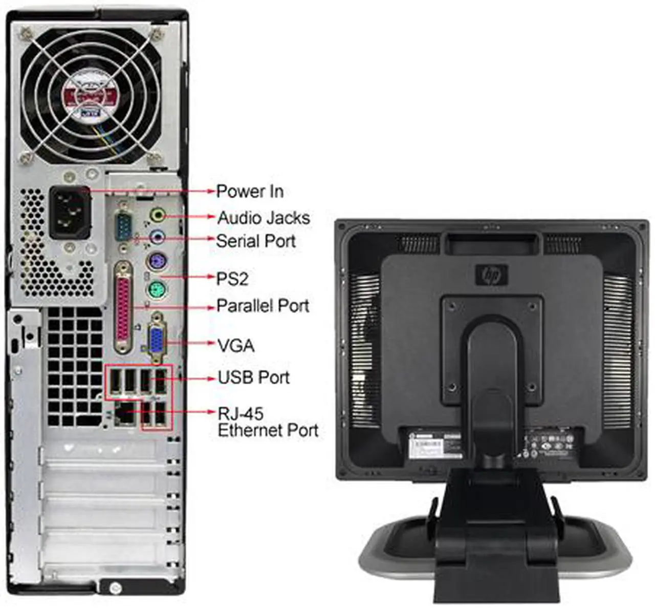 Refurbished: HP Desktop Computer DC7700 + 19" LCD (Brand my vary) Intel ...