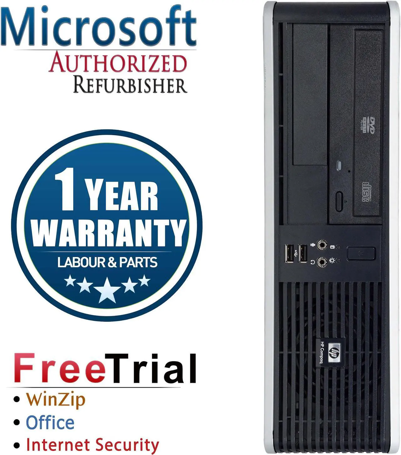 Refurbished: HP Desktop Computer RP5800 Intel Core i3-2100 8GB DDR3 1TB ...