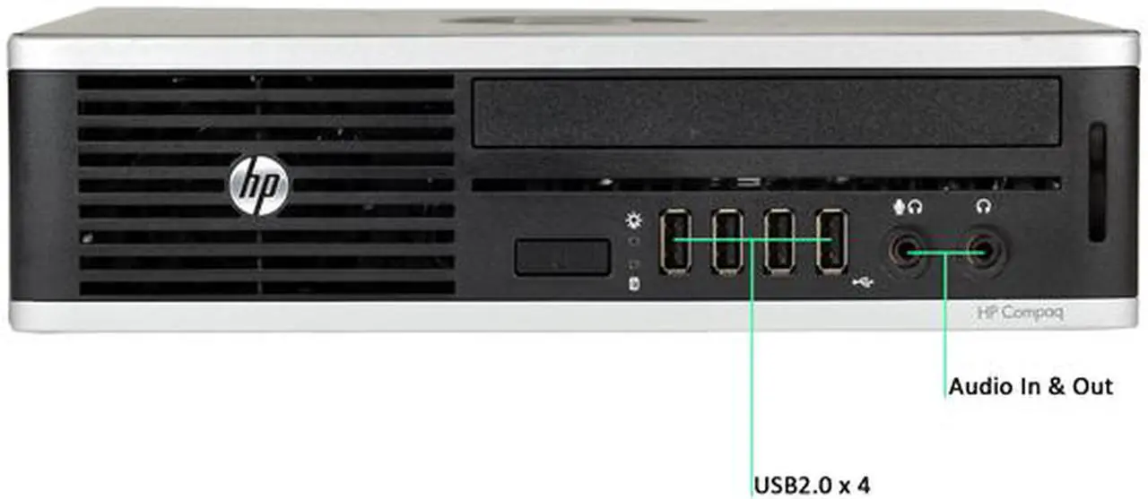 Refurbished: HP 8300-USFF Desktop Computer Intel Core i5 3rd Gen 3470S ...