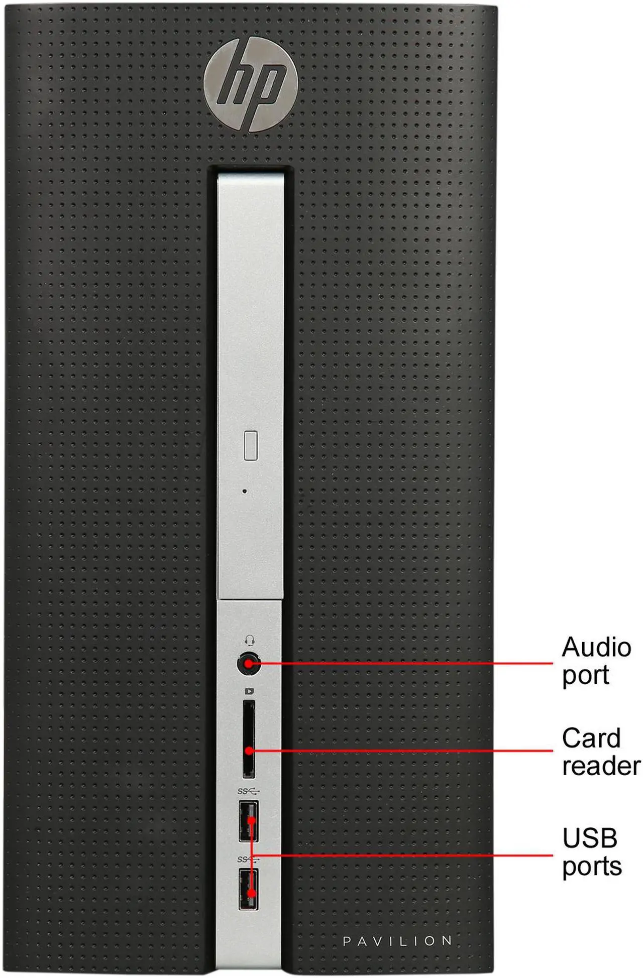 Refurbished: HP Desktop Computer Pavilion 570-a157c AMD A9-9430 8 GB ...