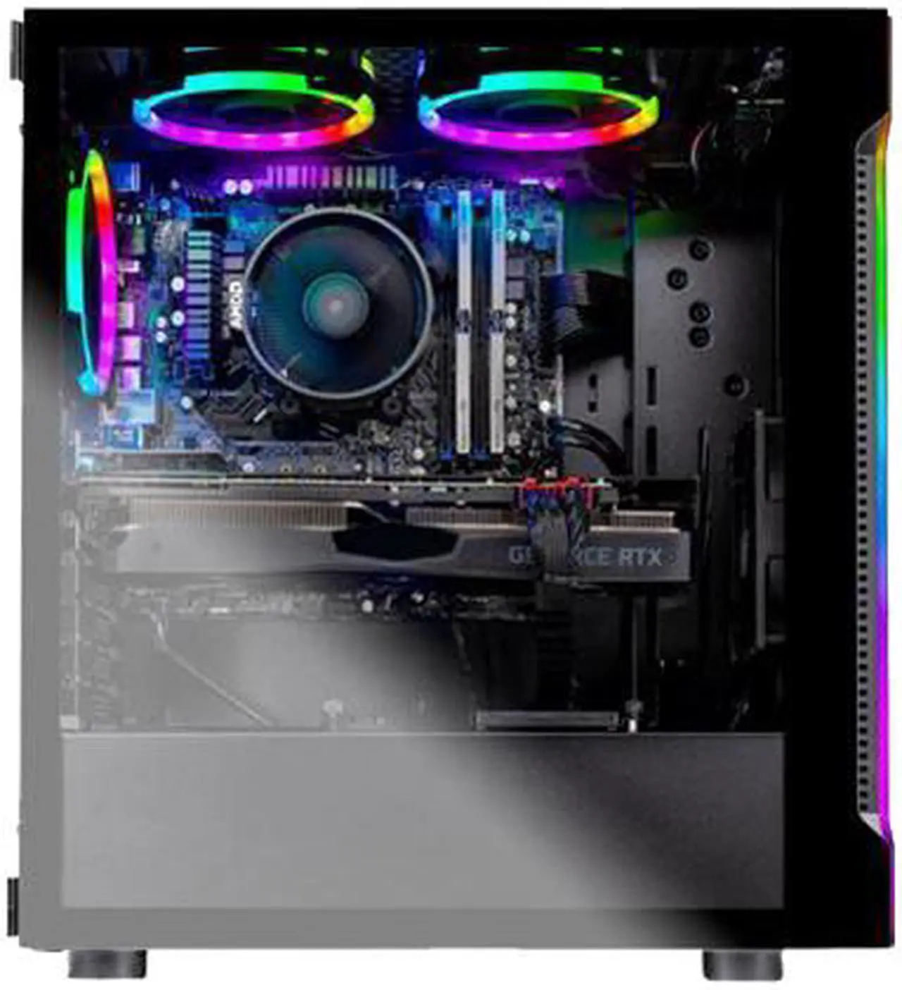 Refurbished: Skytech Shadow Gaming Computer PC Desktop - Ryzen 7 2700 3 ...