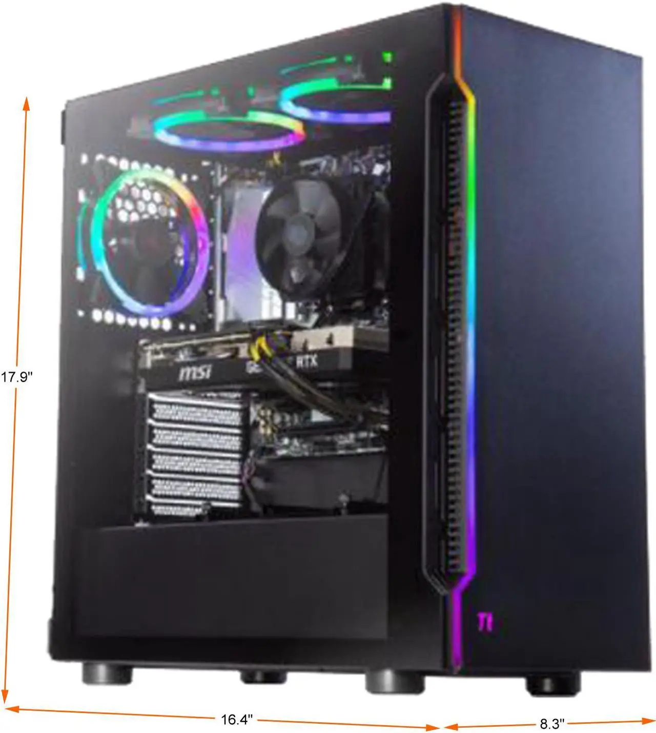Refurbished: Skytech SHADOW Gaming PC Desktop - AMD Ryzen 5 5600X 3 ...
