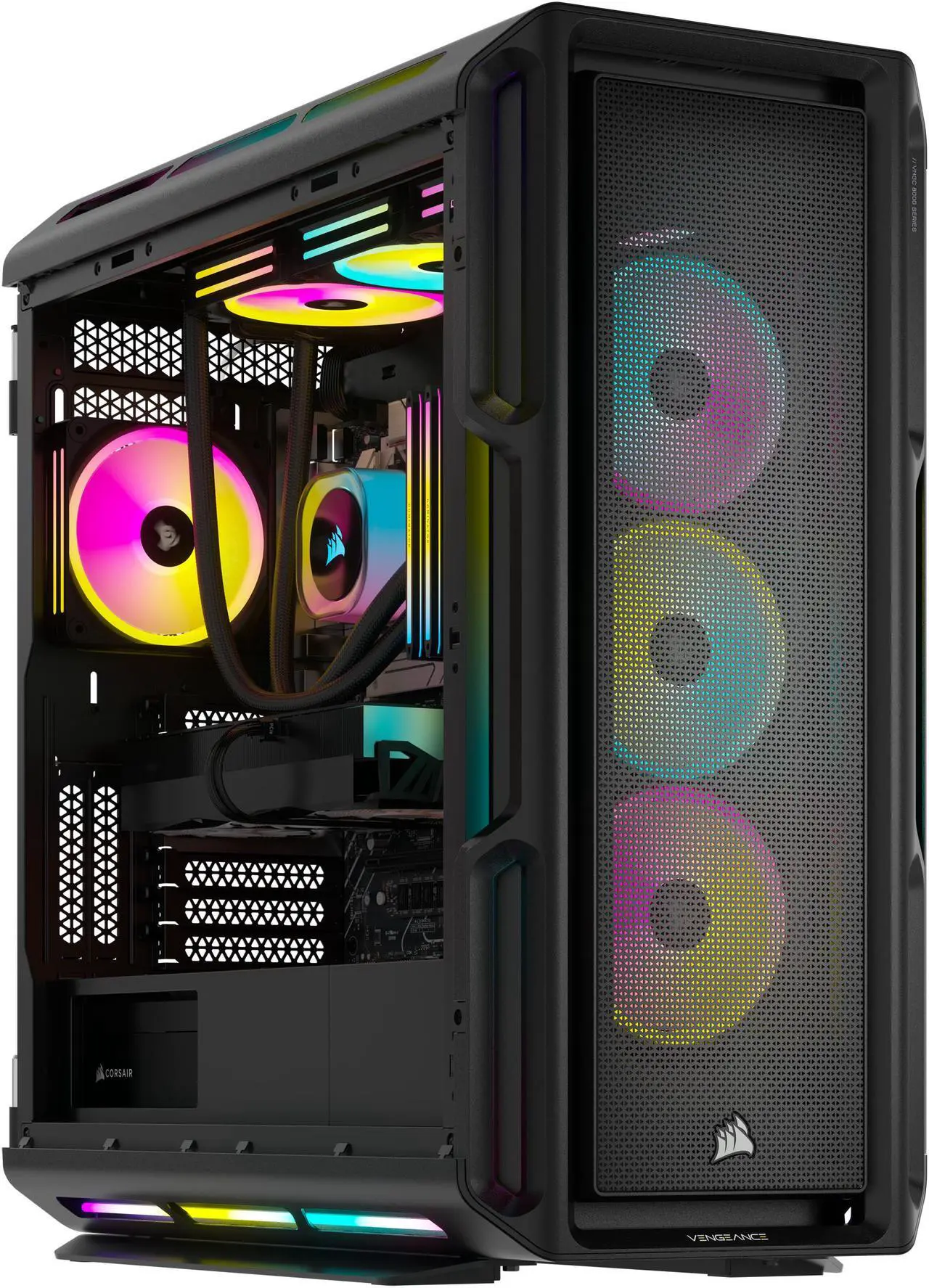 CORSAIR VENGEANCE i8200 iCUE Link Edition Gaming PC - Liquid Cooled ...